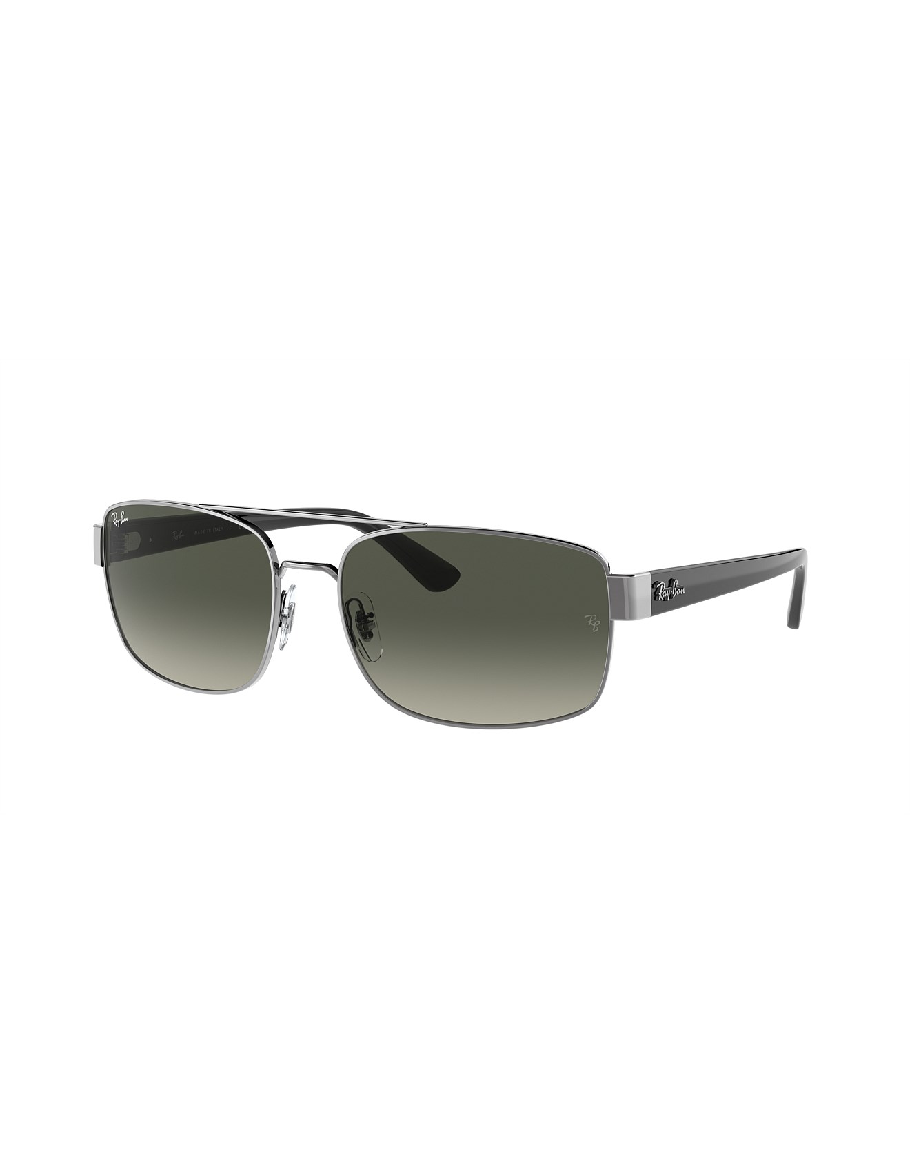 Ray-ban Pillow Gunmetal Grey Gradient Metal Sunglasses | David Jones