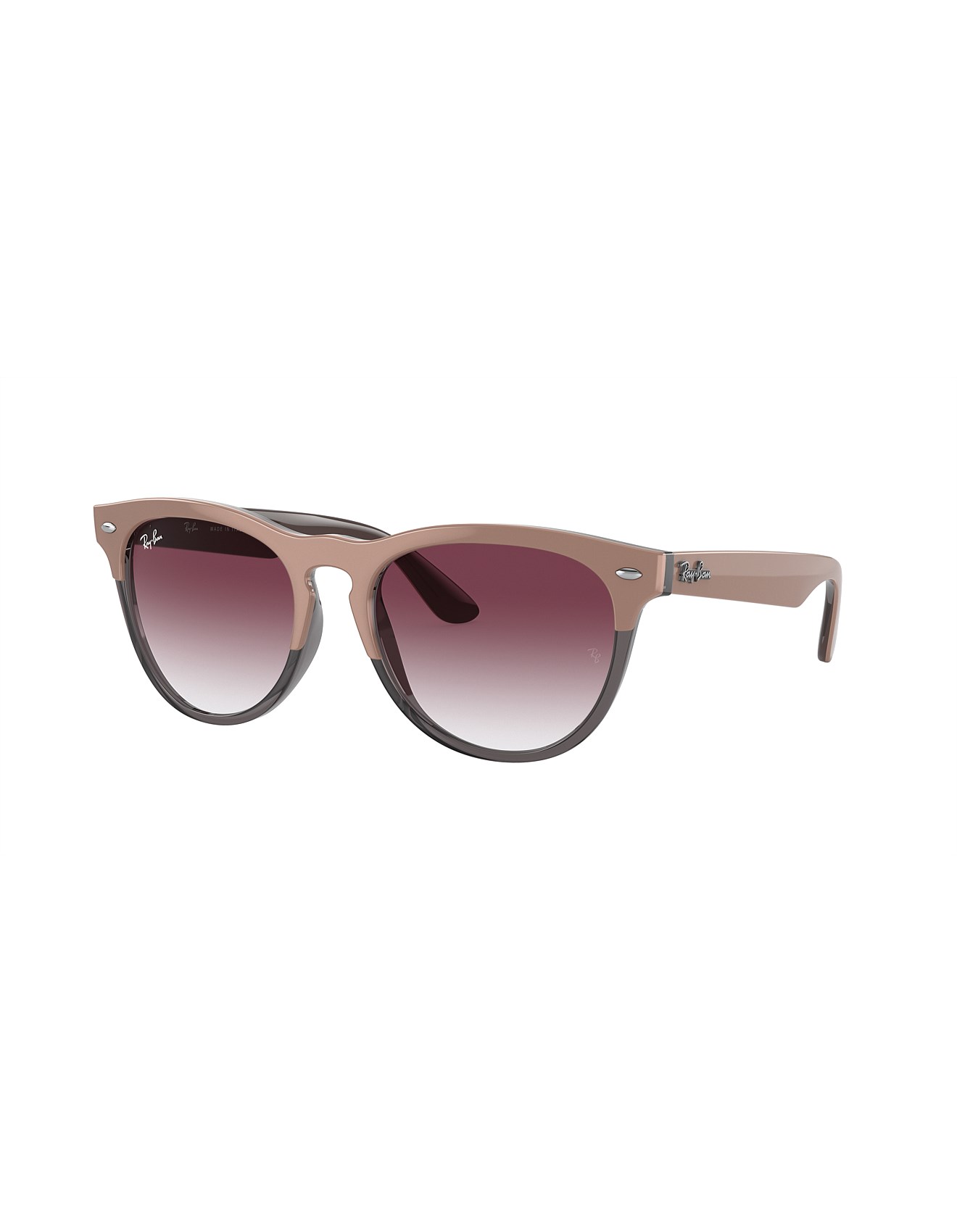 Ray-ban Iris Phantos Violet Sunglasses | David Jones