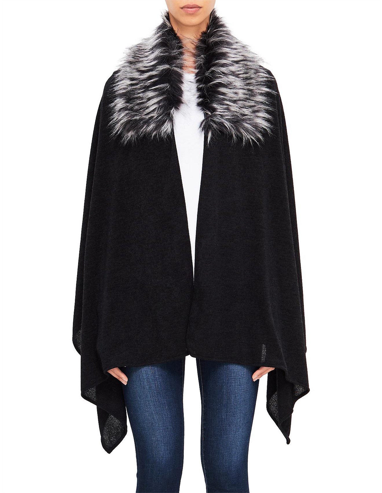 Milana Ruana Faux Fur Collar | David Jones