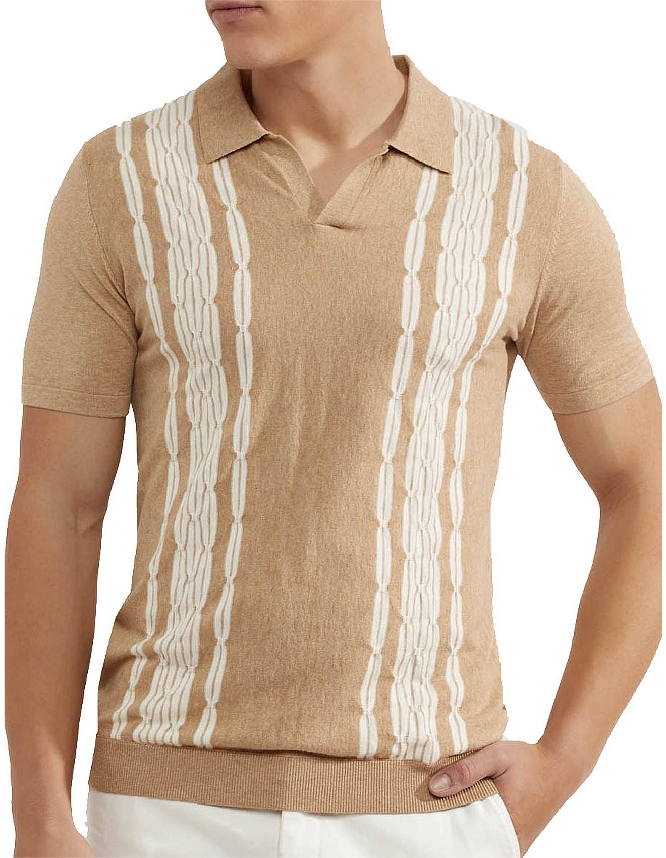 Oxford Finnigan Knitted Polo | David Jones