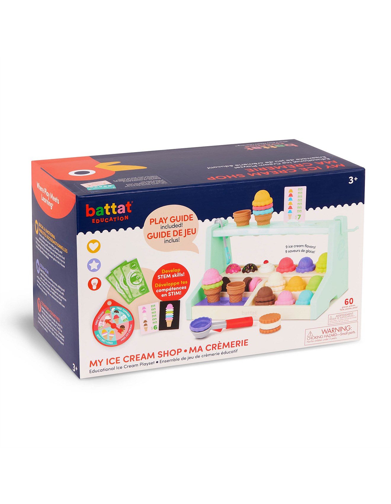 B. Toys Battat Education Ice Cream Playset | David Jones