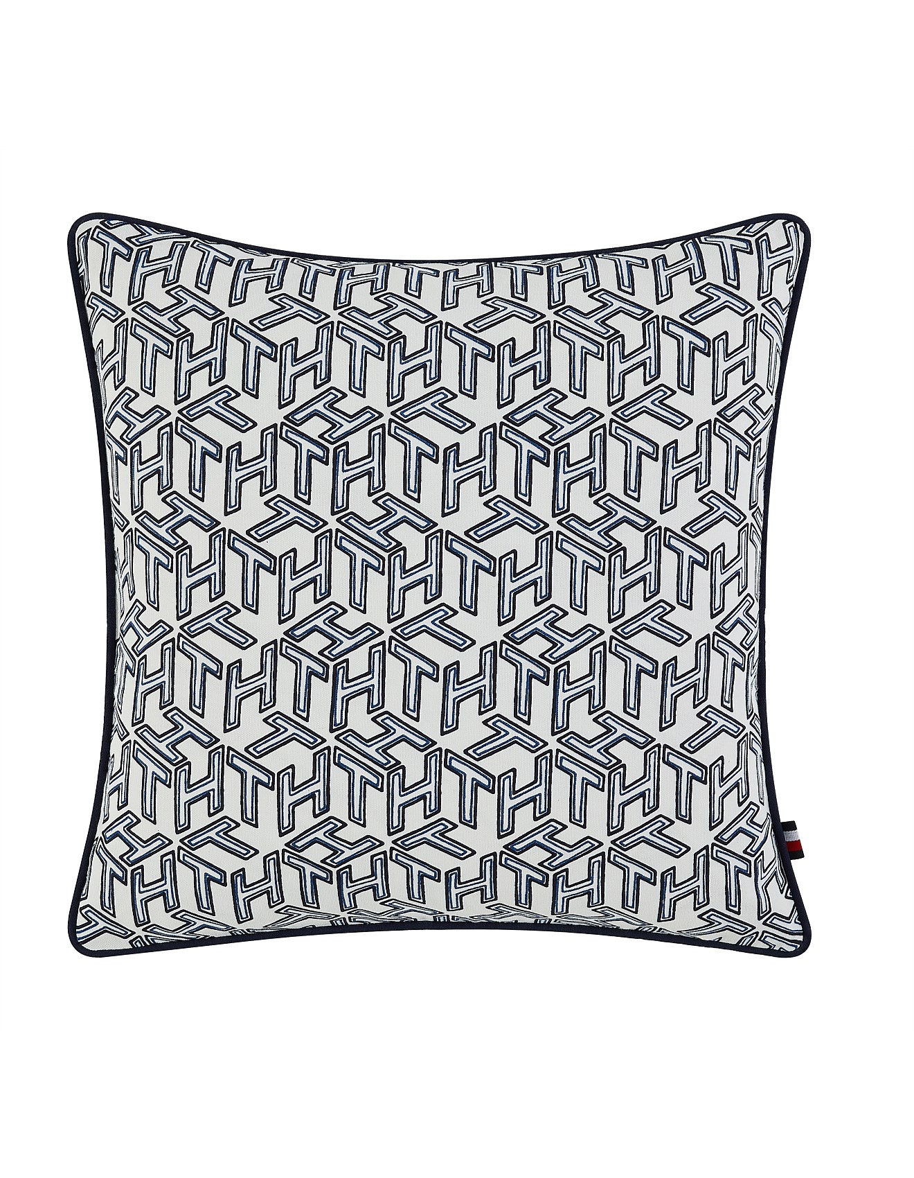 Tommy Hilfiger Island Monogram Cushion | David Jones