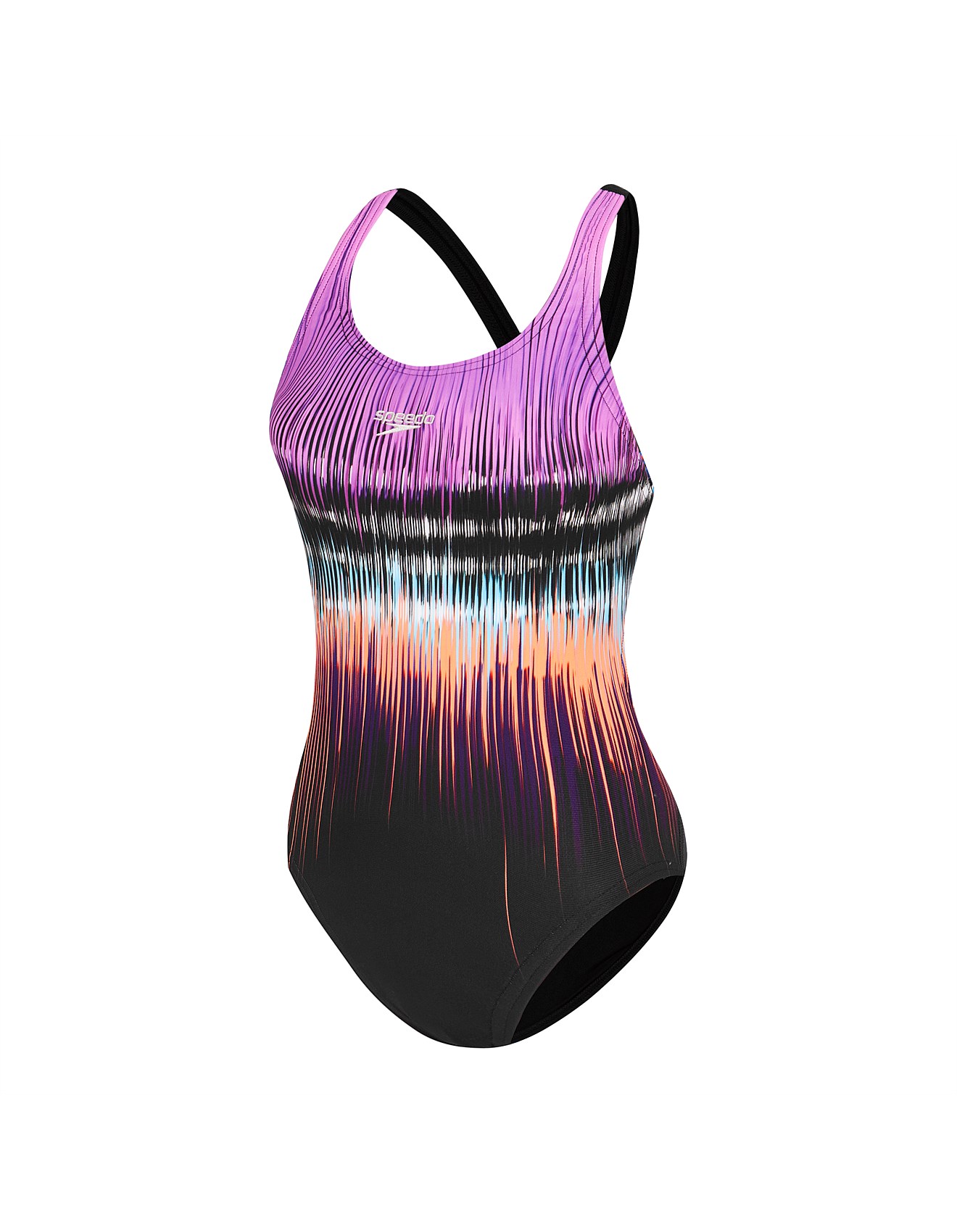 Speedo Chest Power Strike Leaderback One Piece Swimsuit | David Jones