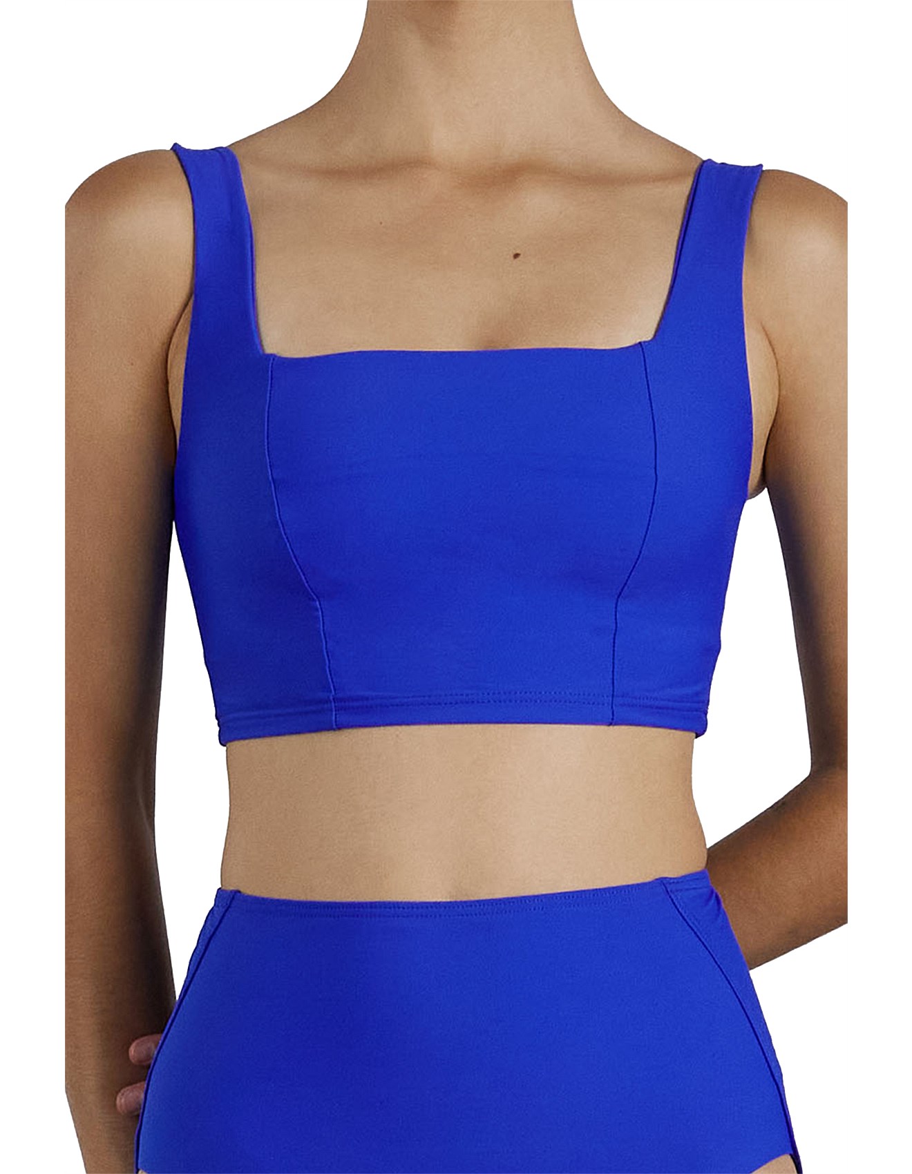 Bondi Born Layla Square Neck Bikini Top | David Jones