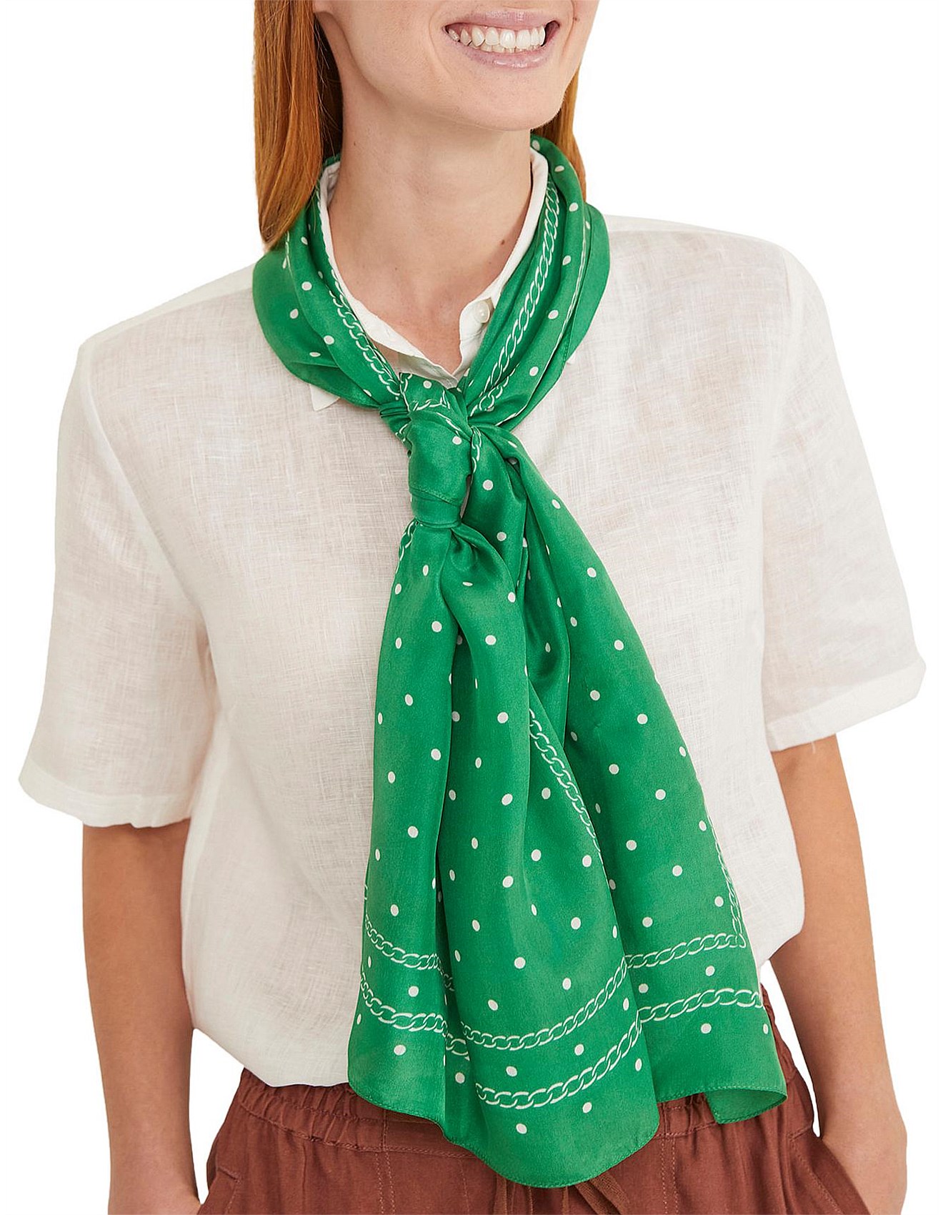 Sportscraft Spot Silk Scarf | David Jones