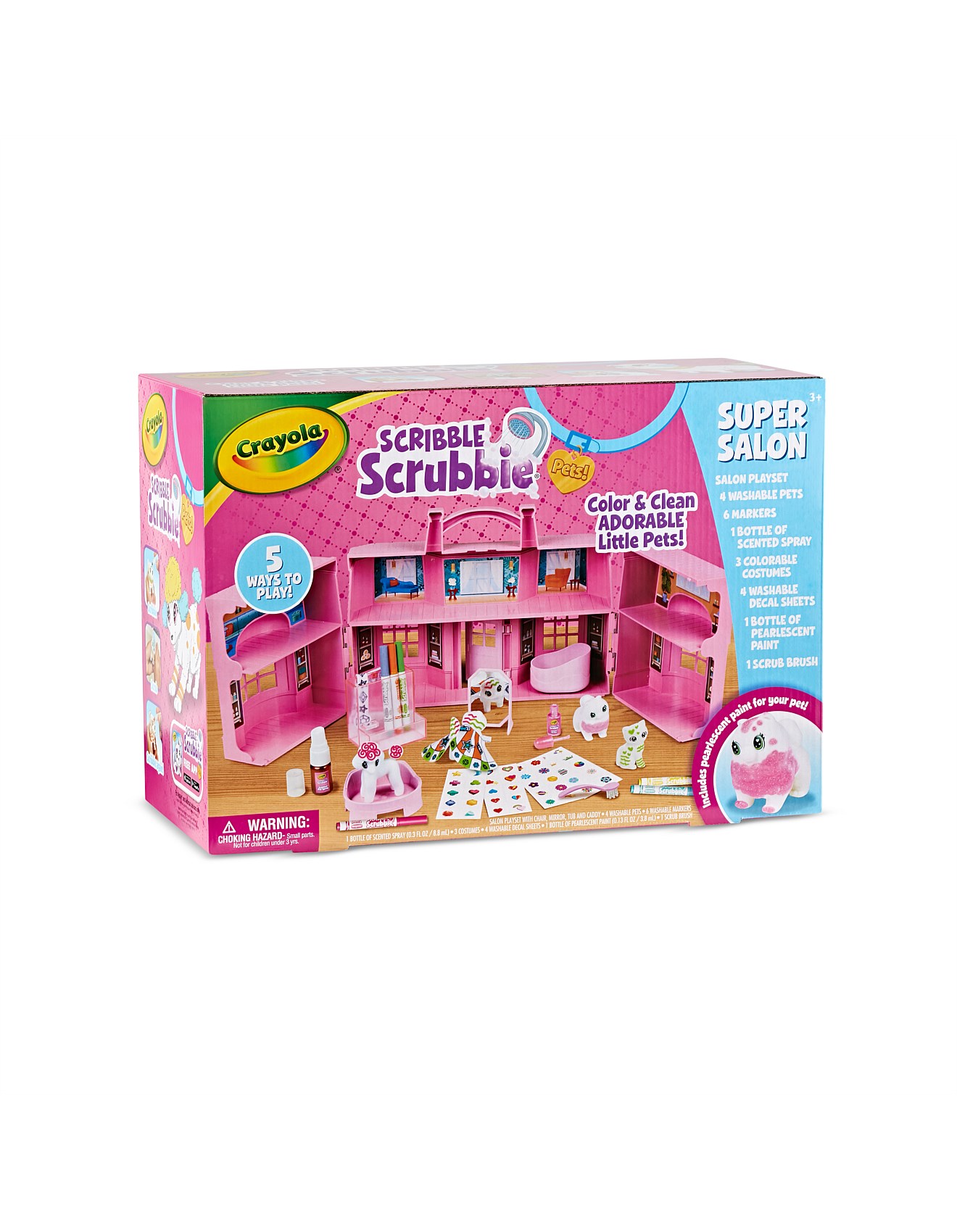 Crayola Scribble Scrubbies Super Salon | David Jones
