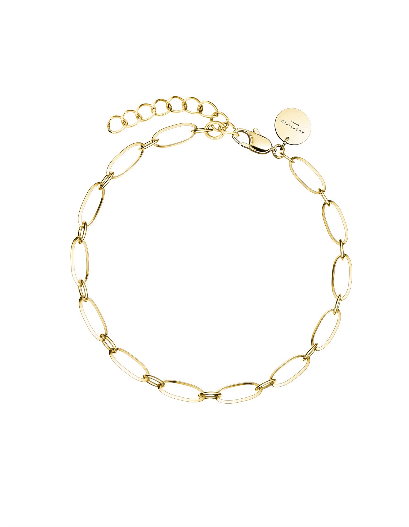 Rosefield Oval Bracelet Gold | David Jones