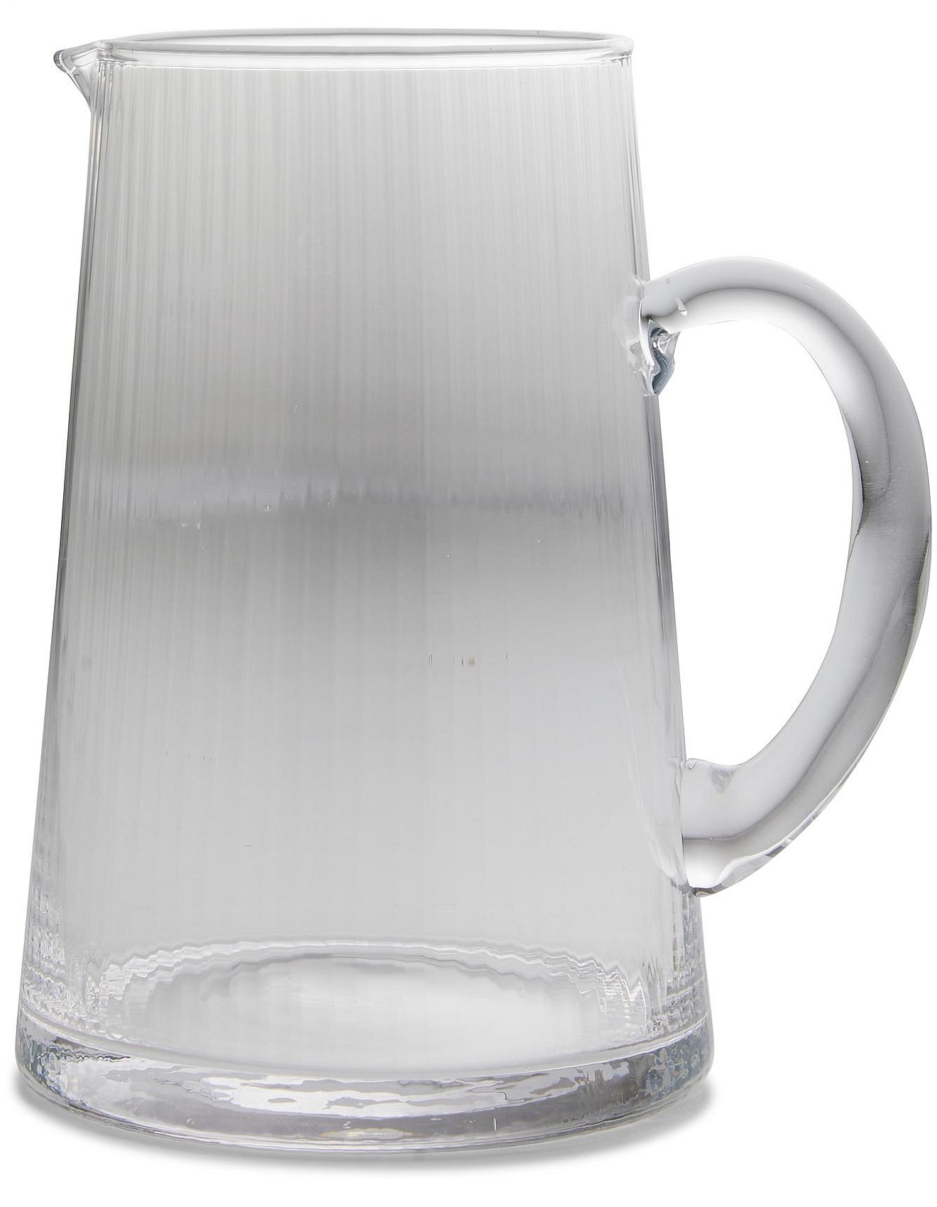 David Jones Collection Brighton Ribbed Glass Jug | David Jones
