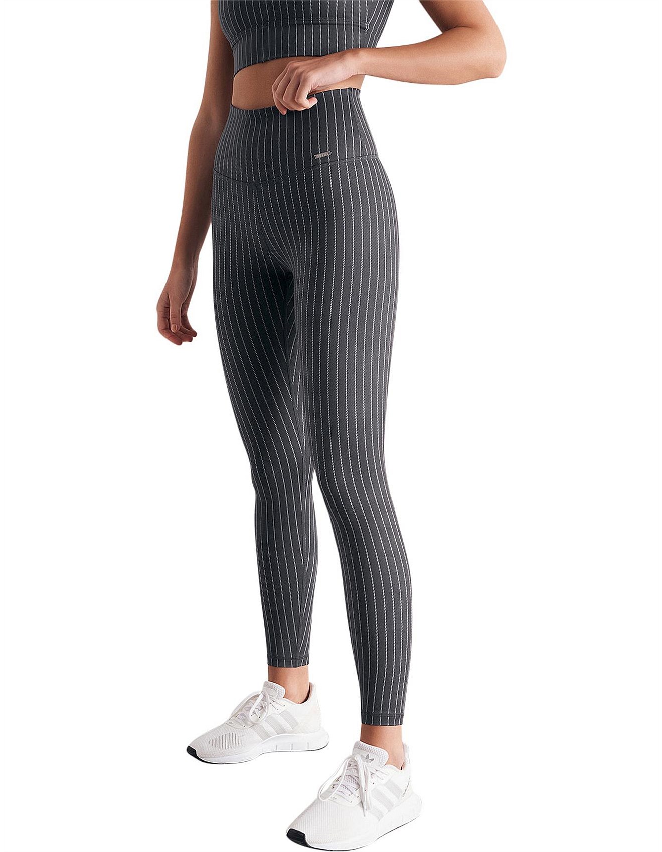 Aim'n Pinstripe Full Length Tights | David Jones