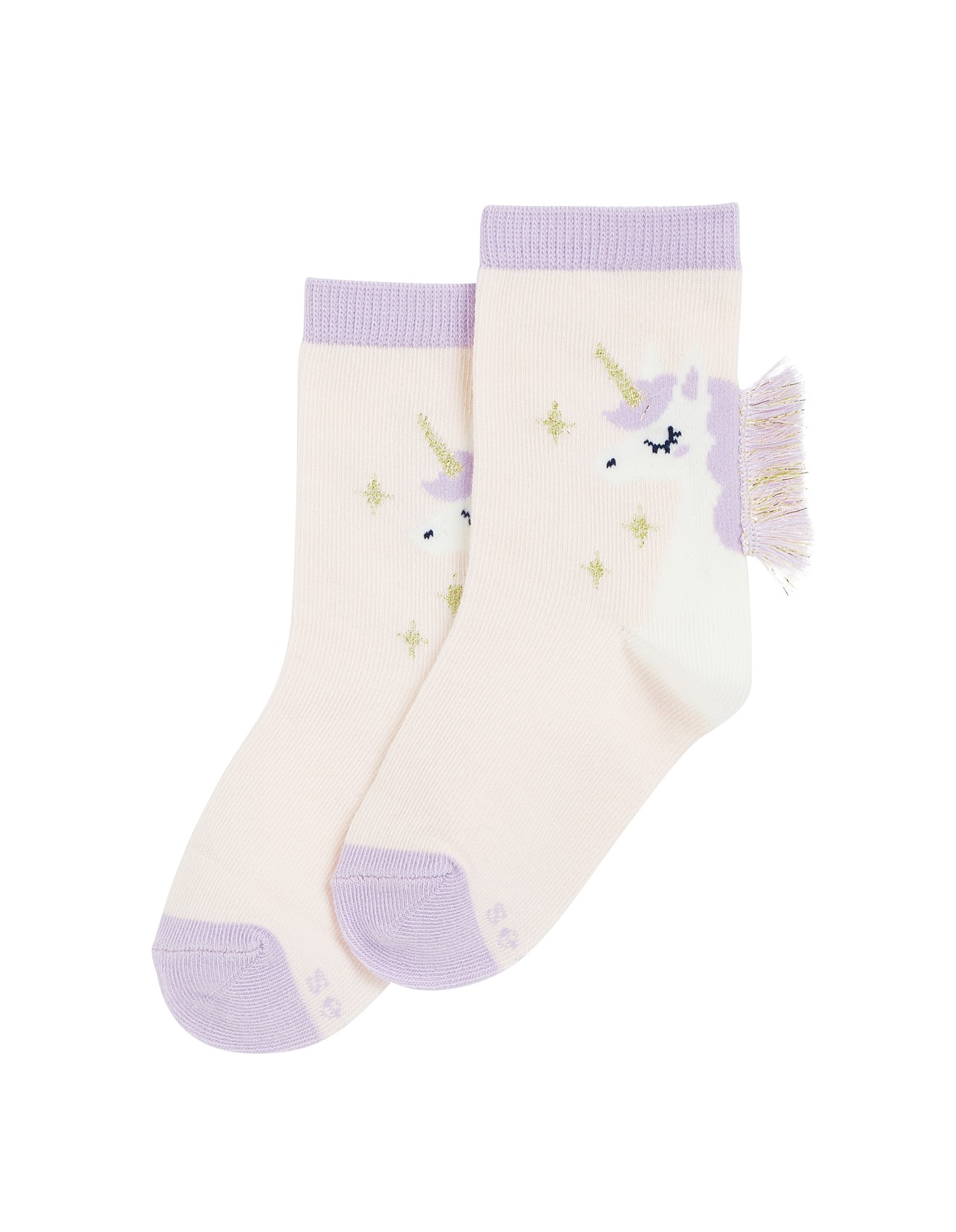 Seed Heritage Unicorn Fringe Sock | David Jones
