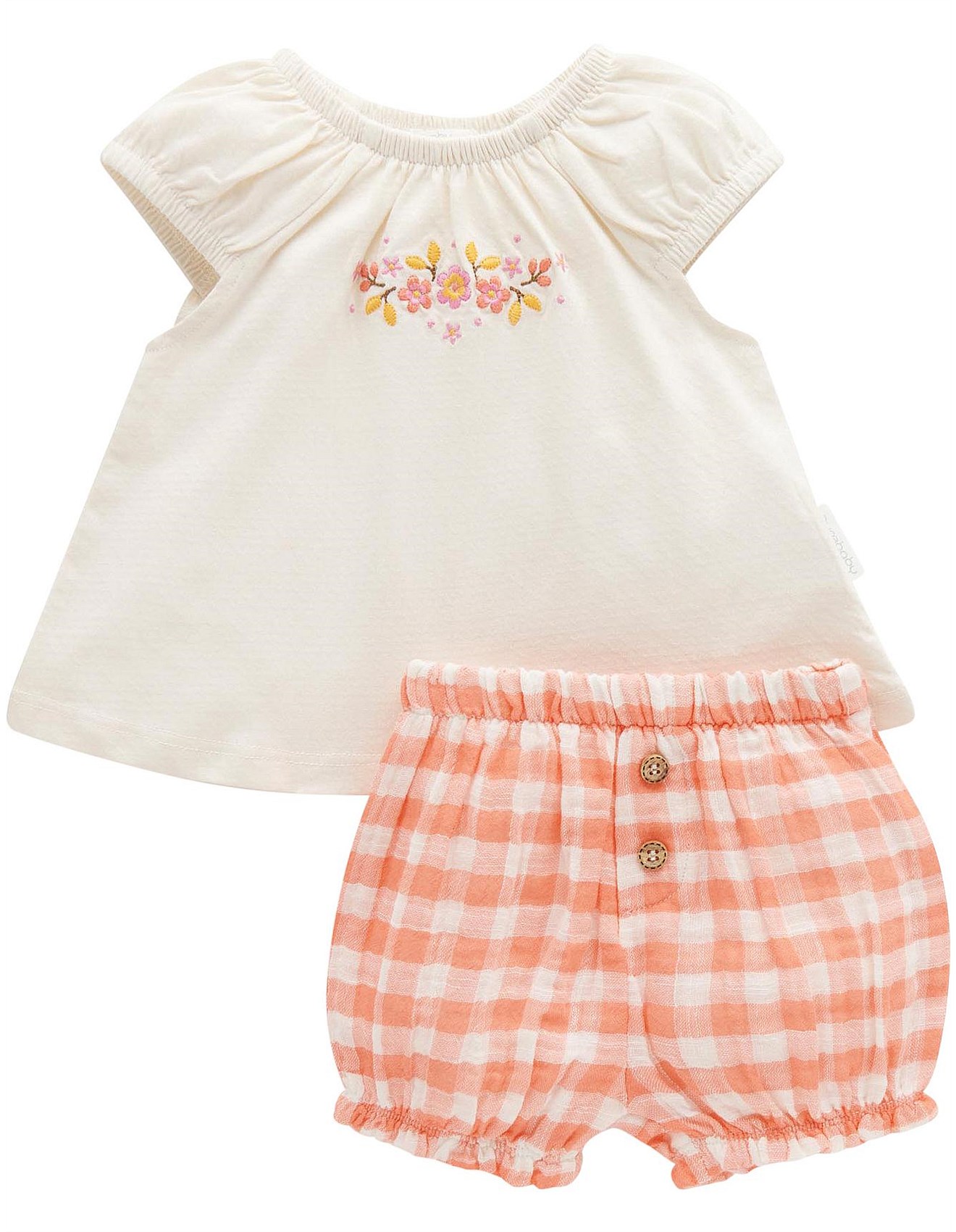 Purebaby Gingham Set | David Jones