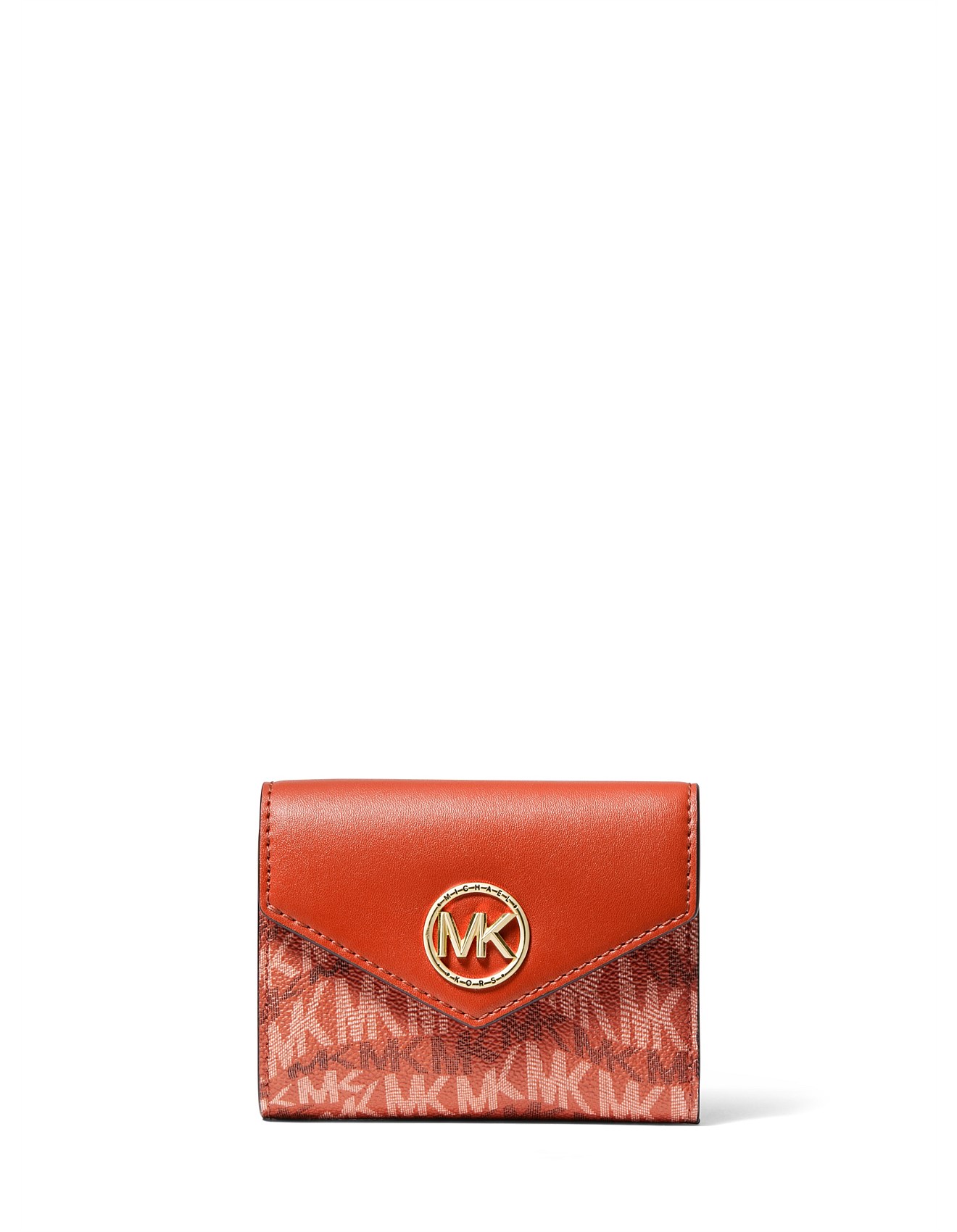 Michael Kors Signature Greenwich Small Trifold Wallet | David Jones
