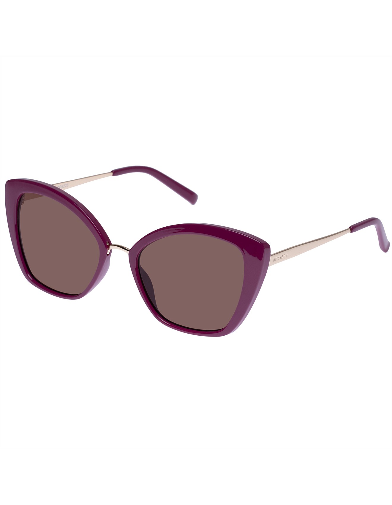 Witchery Kadee White Cat-eye Sunglasses | David Jones