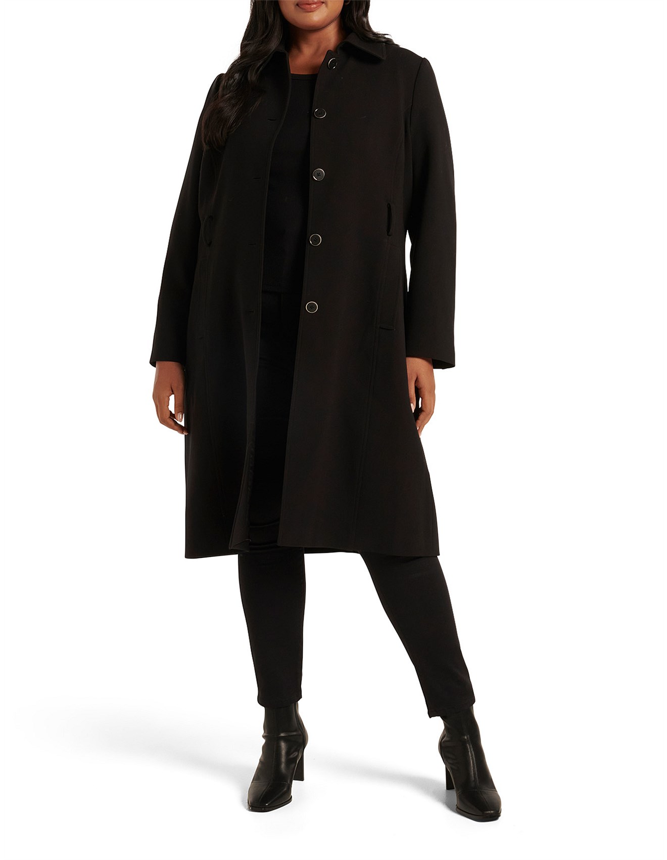 Forever New Cassie Curve Trench Mac | David Jones