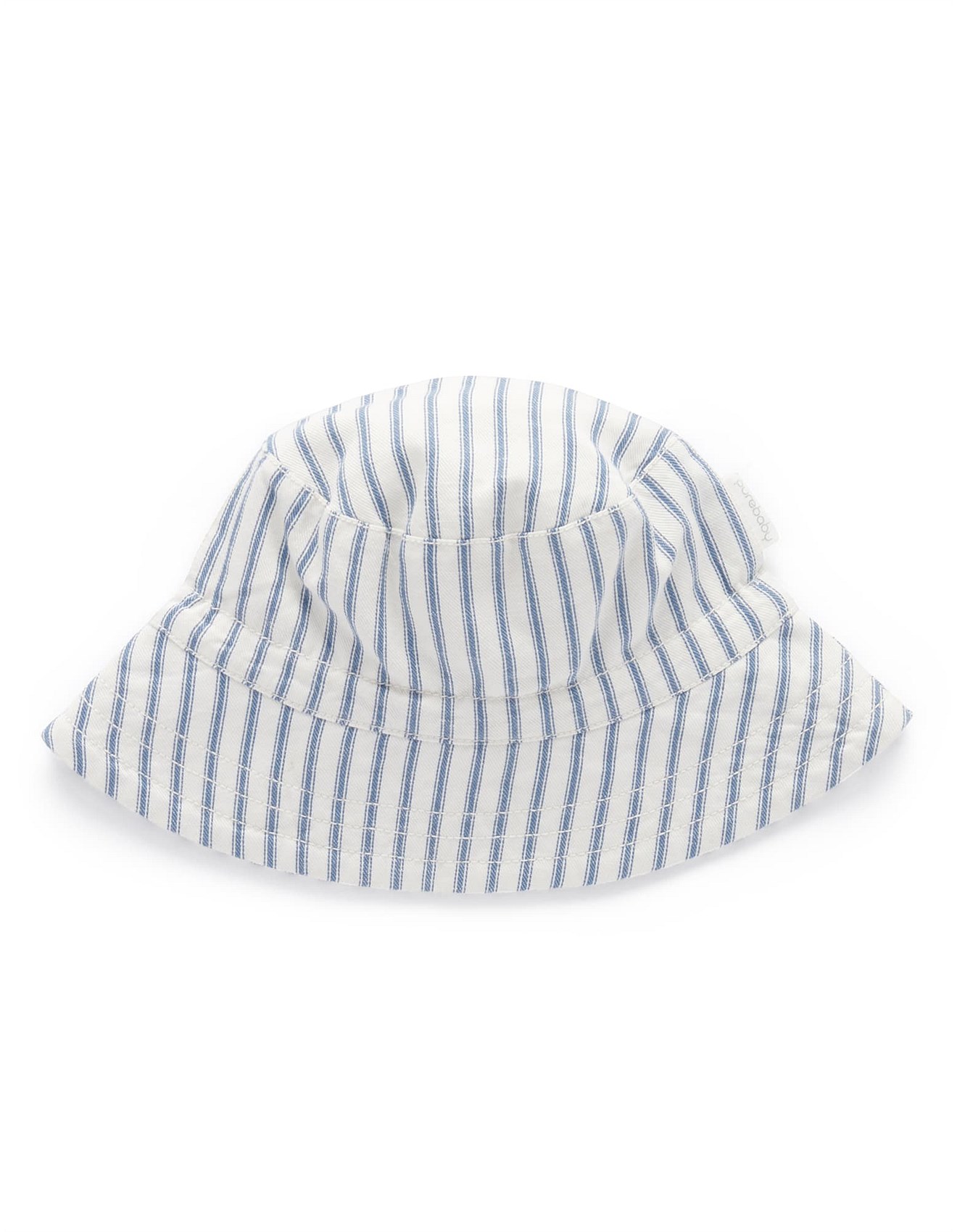 Purebaby Striped Bucket Hat | David Jones