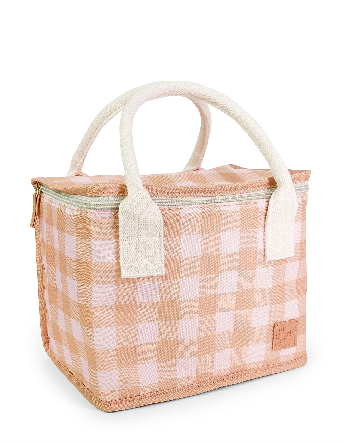 The Somewhere Co Rose All Day Lunch Bag W/Canvas Handles | David Jones