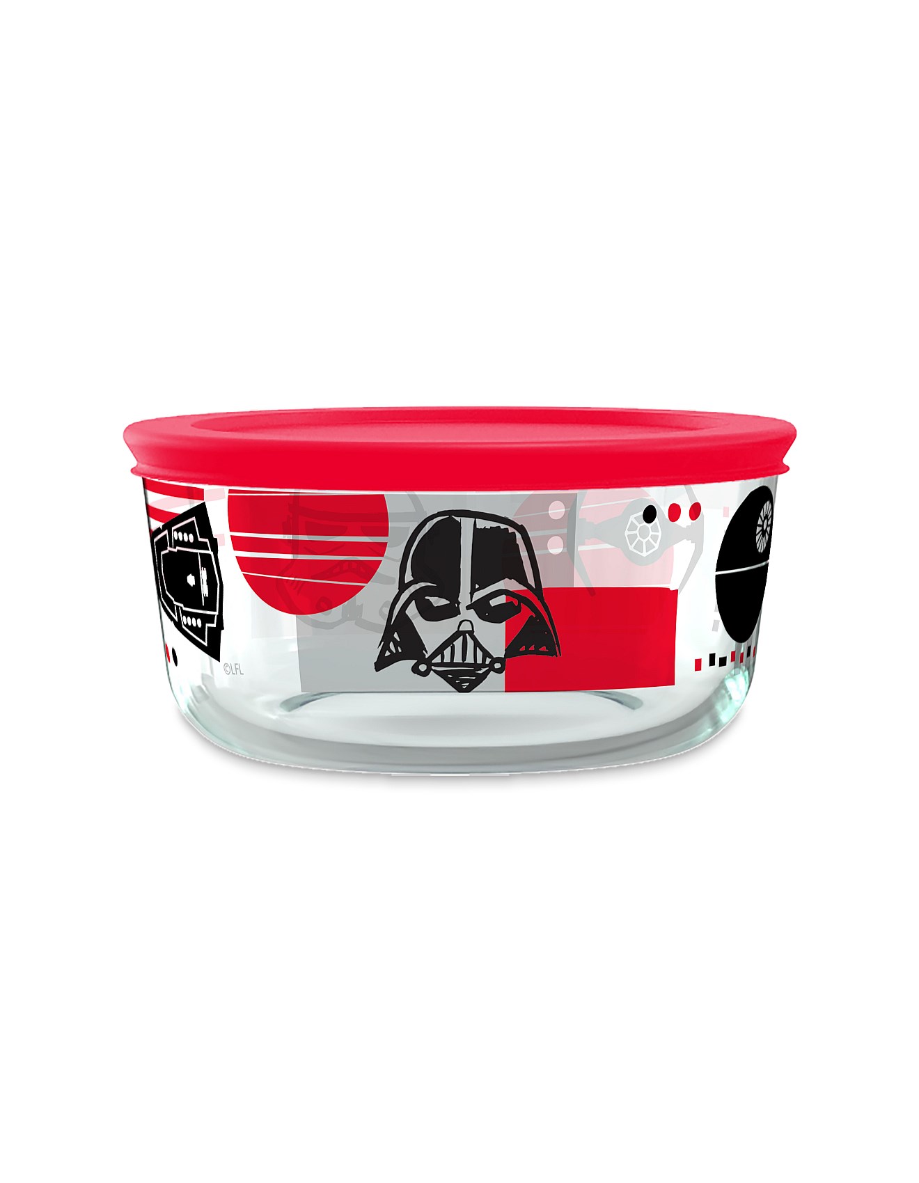 Pyrex Pyrex 4 Cup Round Star Wars Darth Vadar | David Jones