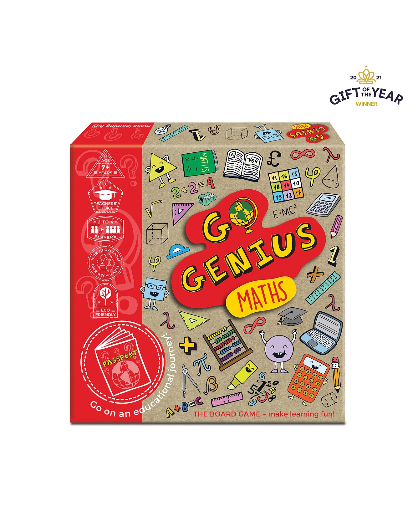 Kids Games Go Genius Maths -The Board Game | David Jones