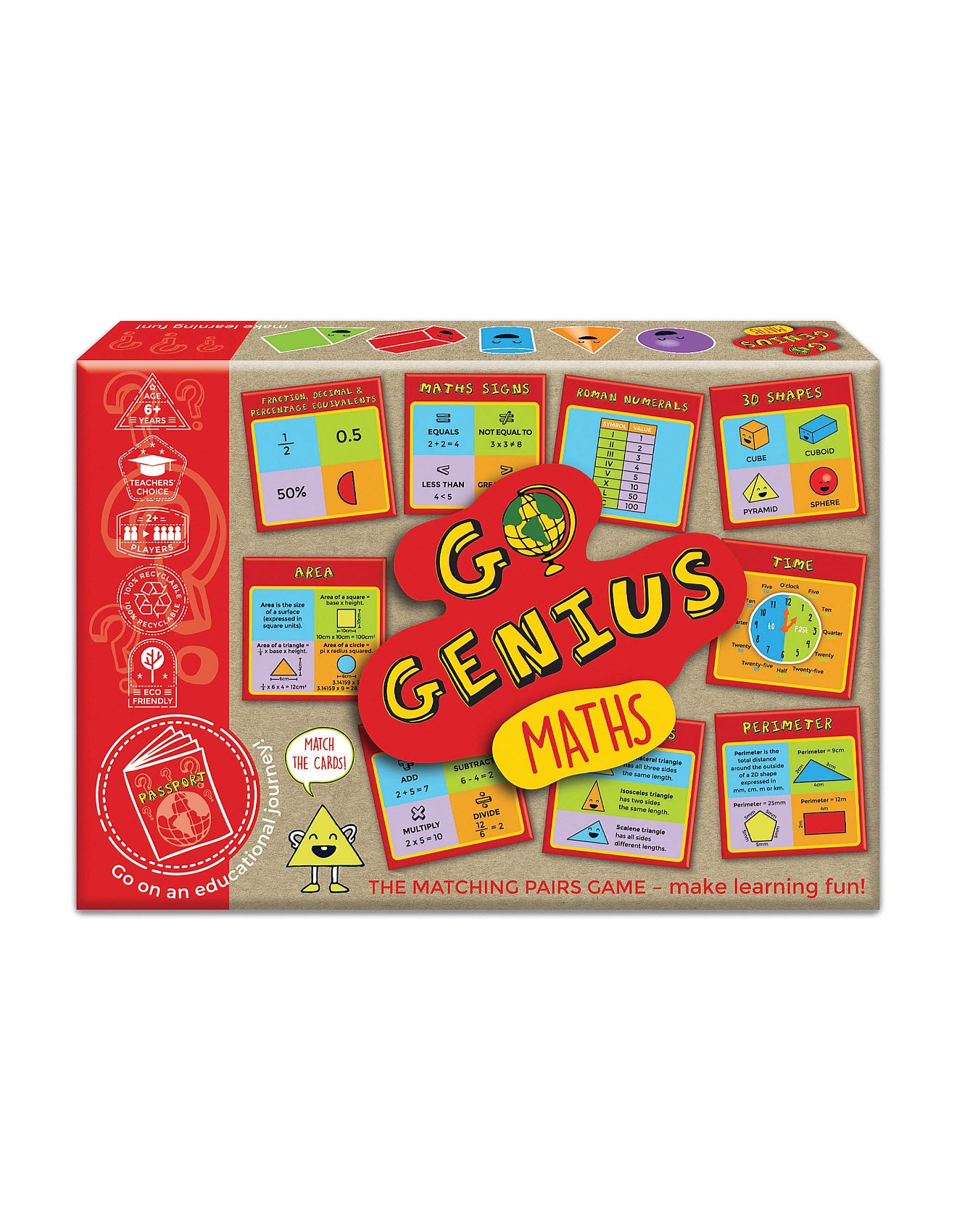 Kids Games Go Genius Maths -The Matching Pairs Game | David Jones