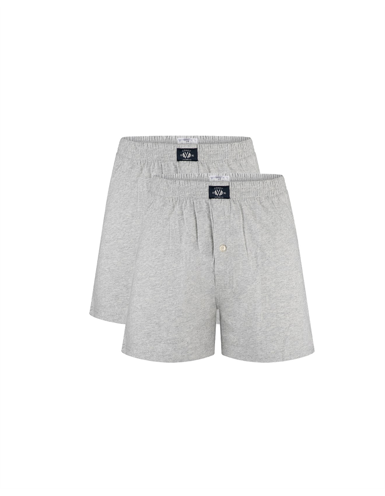 Coast 2 Pack Knit Boxers | David Jones