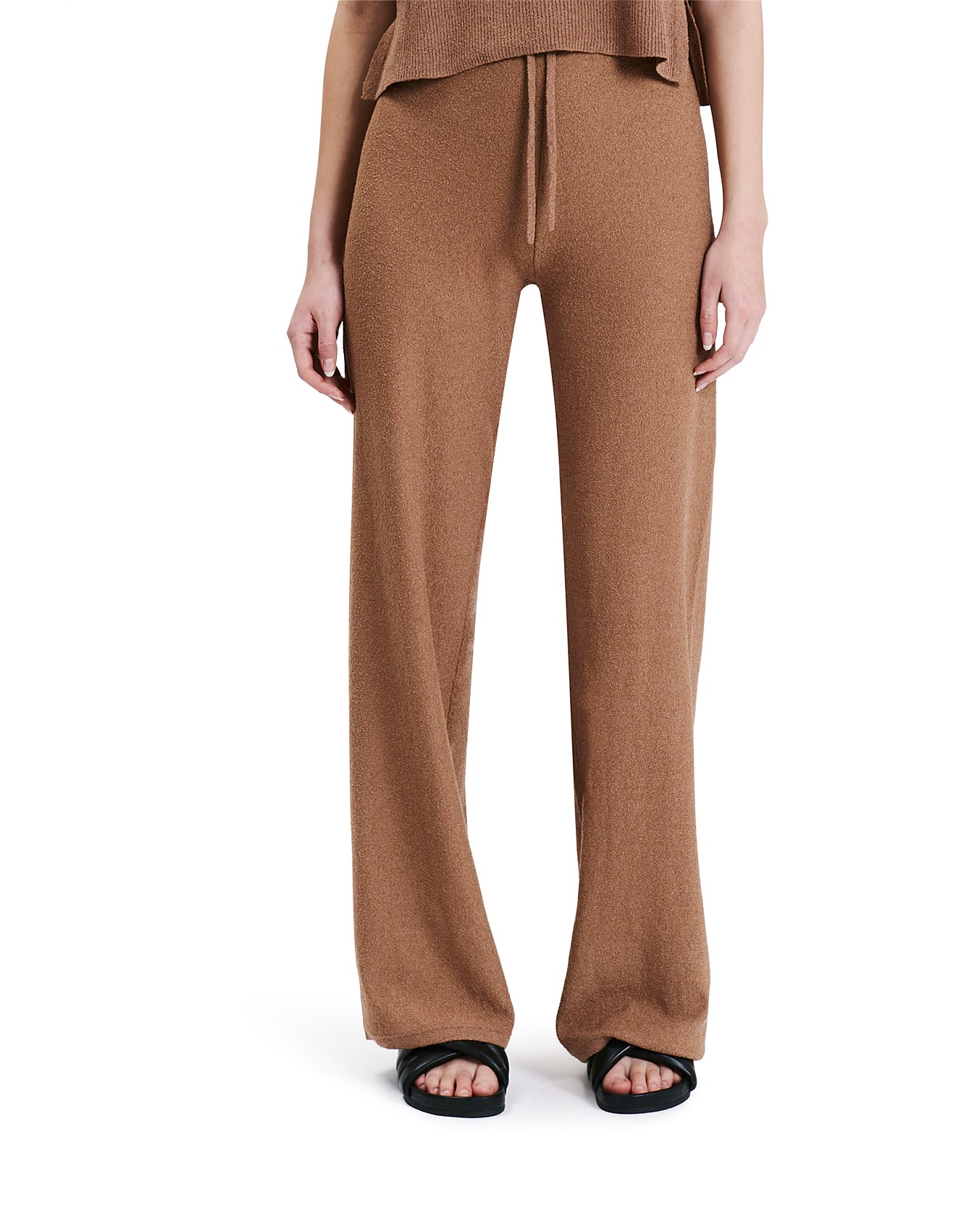 Nude Lucy Binx Lightweight Textured Knit Pant | David Jones