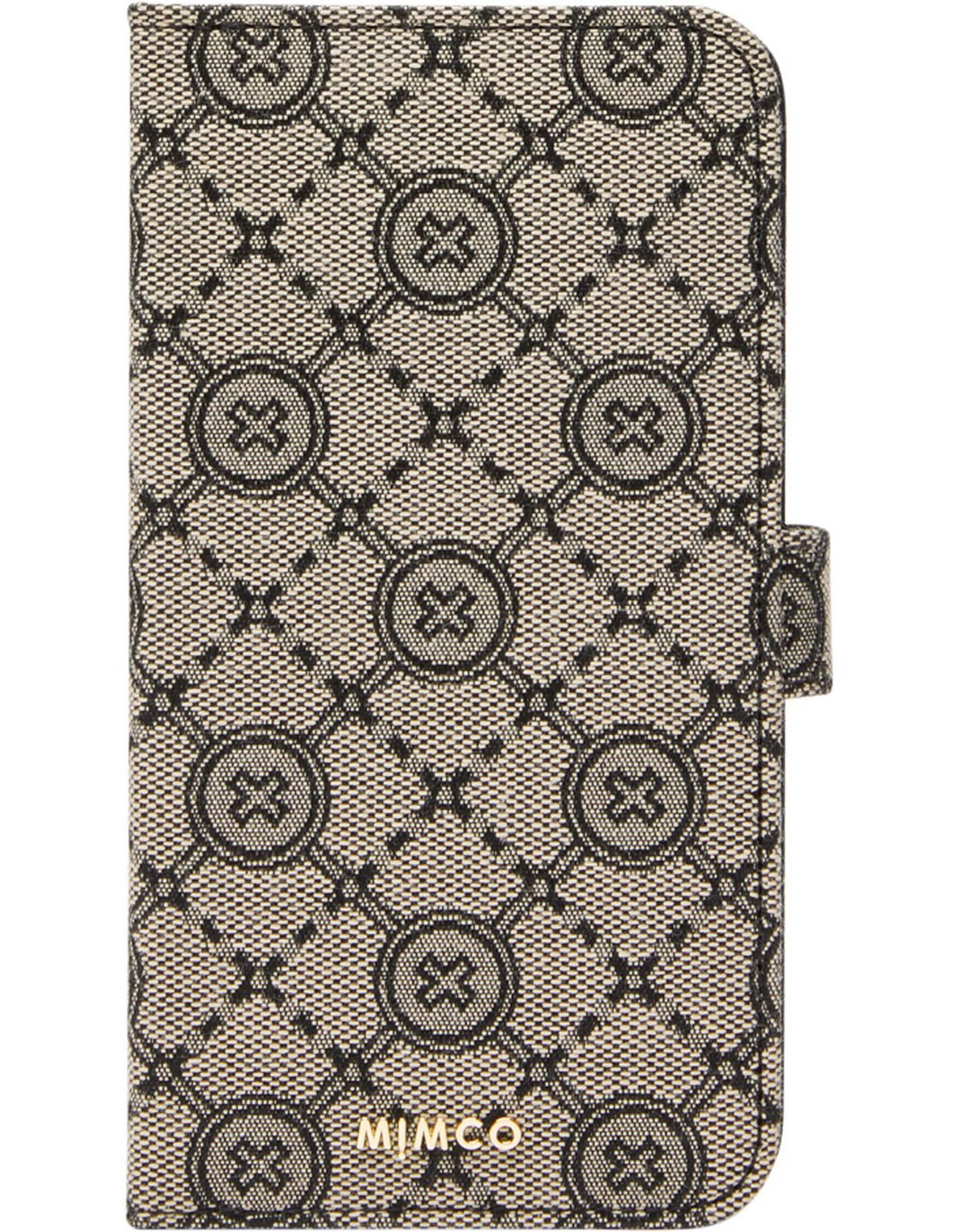 Mimco Mim-gram Flip Case For Iphone 12-12 Pro | David Jones