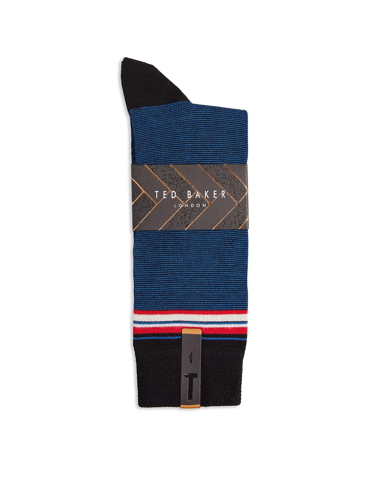 Ted Baker Ted Baker Fine Striped Sock | David Jones