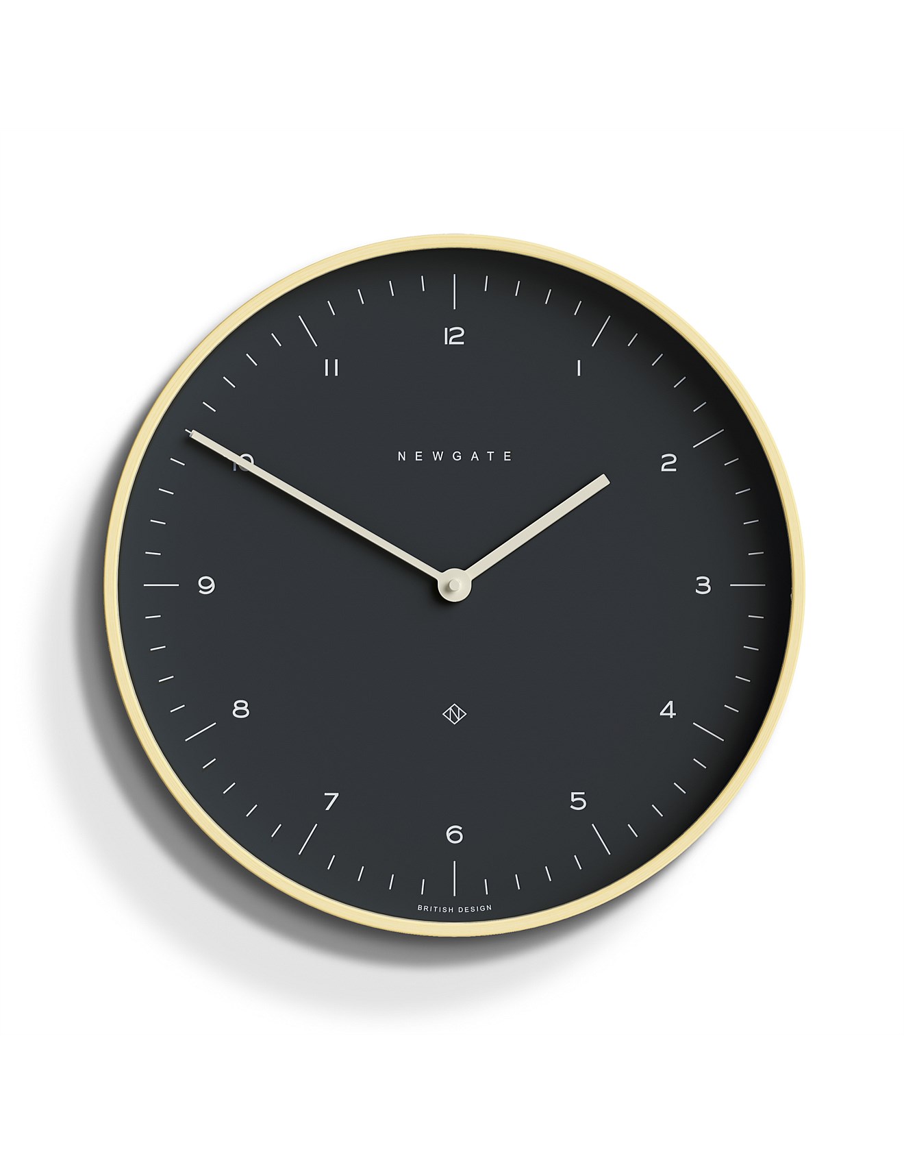 Newgate Newgate Mr Clarke Clock Pale Wood Oil Grey Dial | David Jones