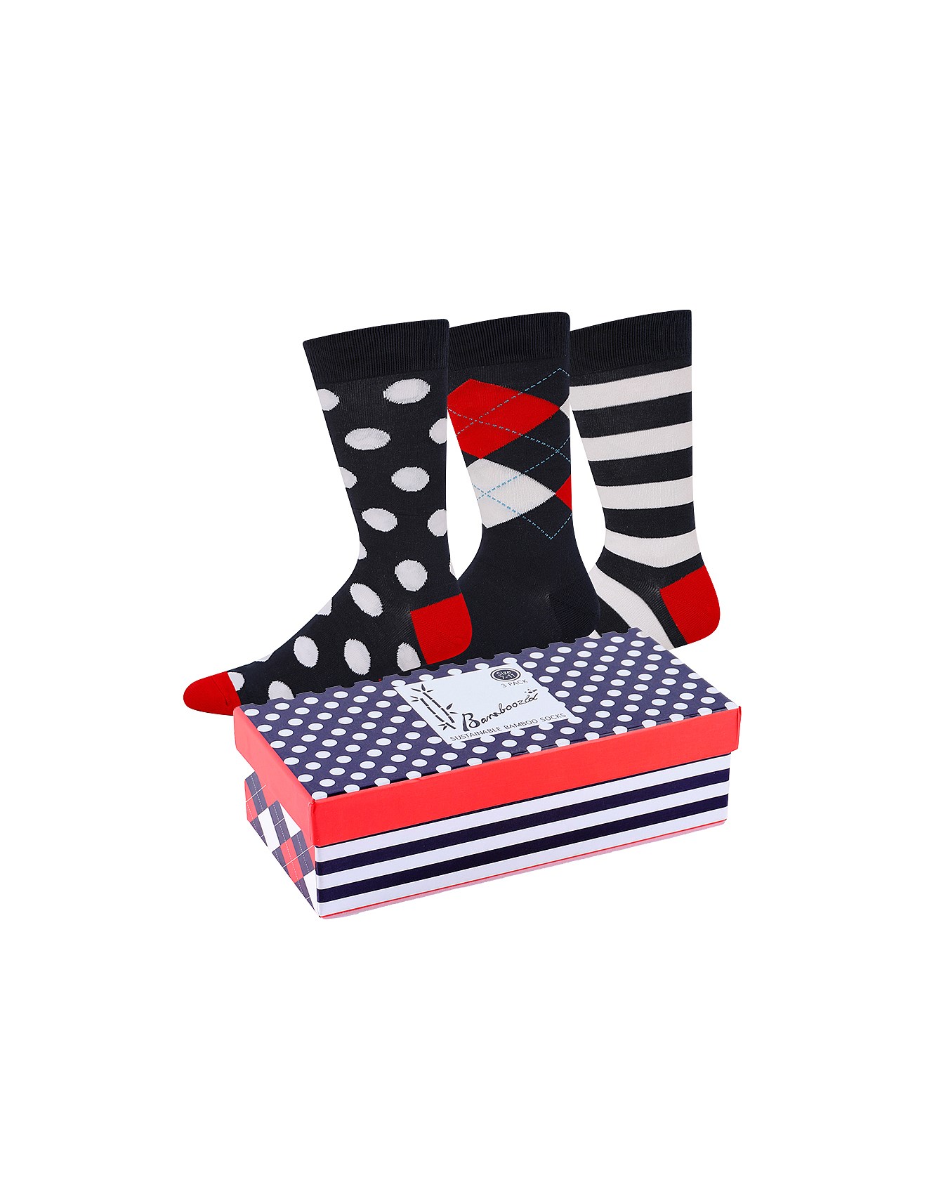 Bamboozld Spots and Stripes 3 Pack Gift Box | David Jones