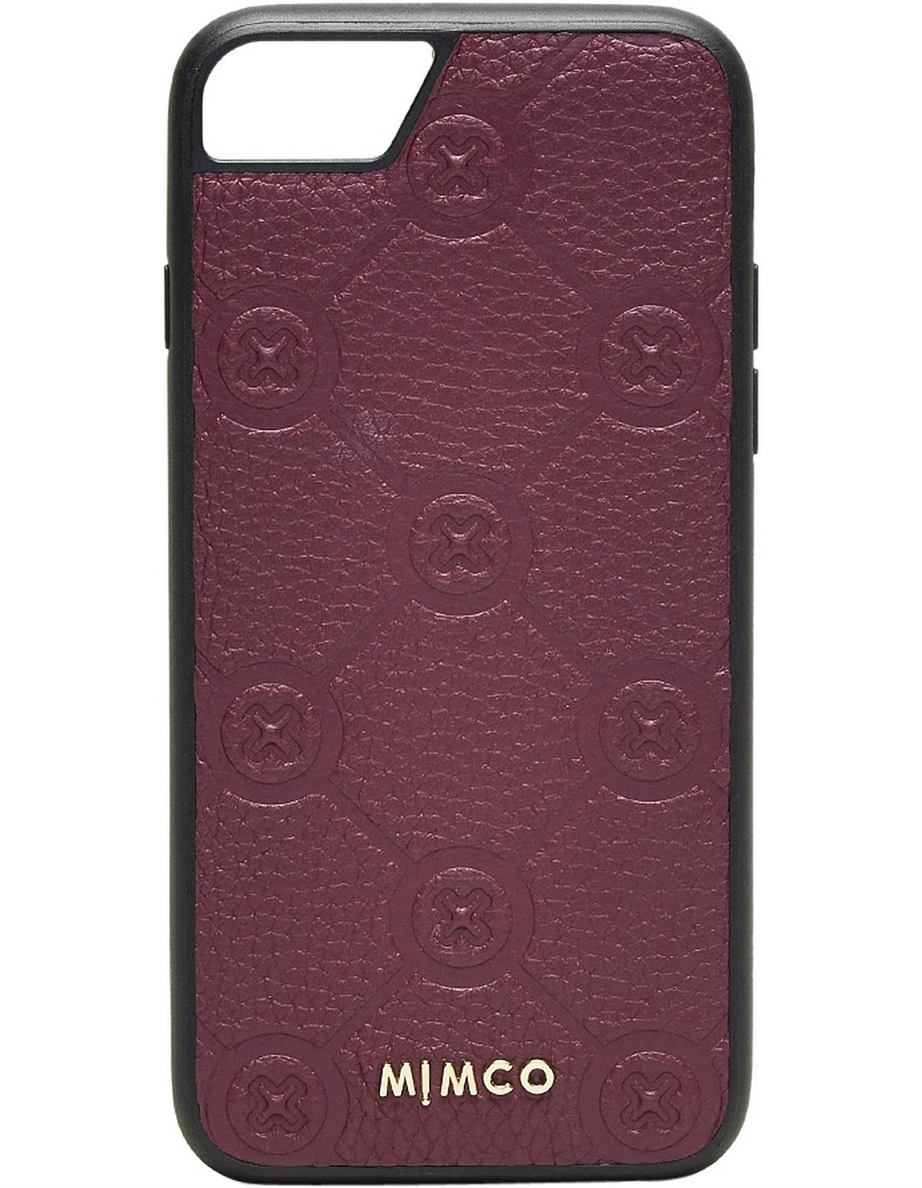 Mimco Mim-gram Phone Case For Iphone Se-8-7-6s-6 | David Jones