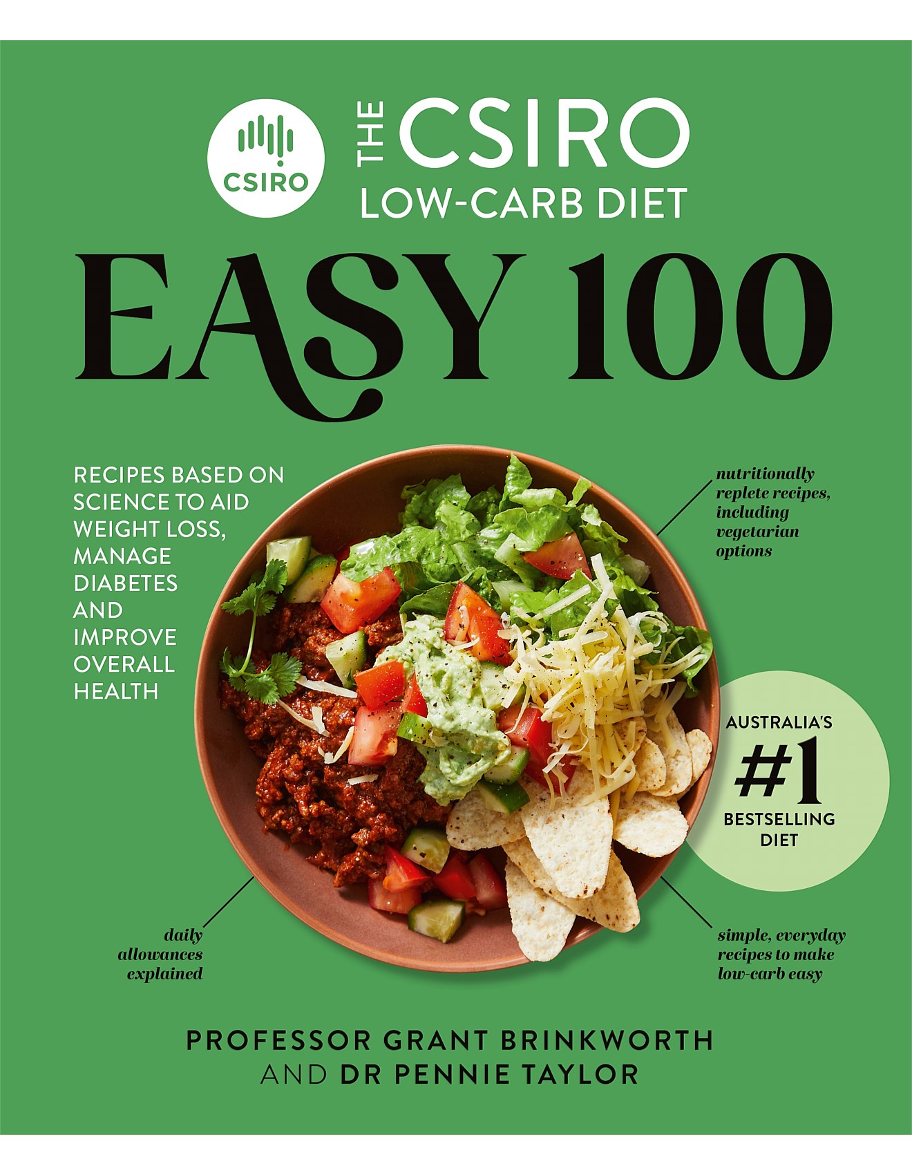 Pan Macmillan the Csiro Low-carb Diet Easy 100 By Professor Grant ...
