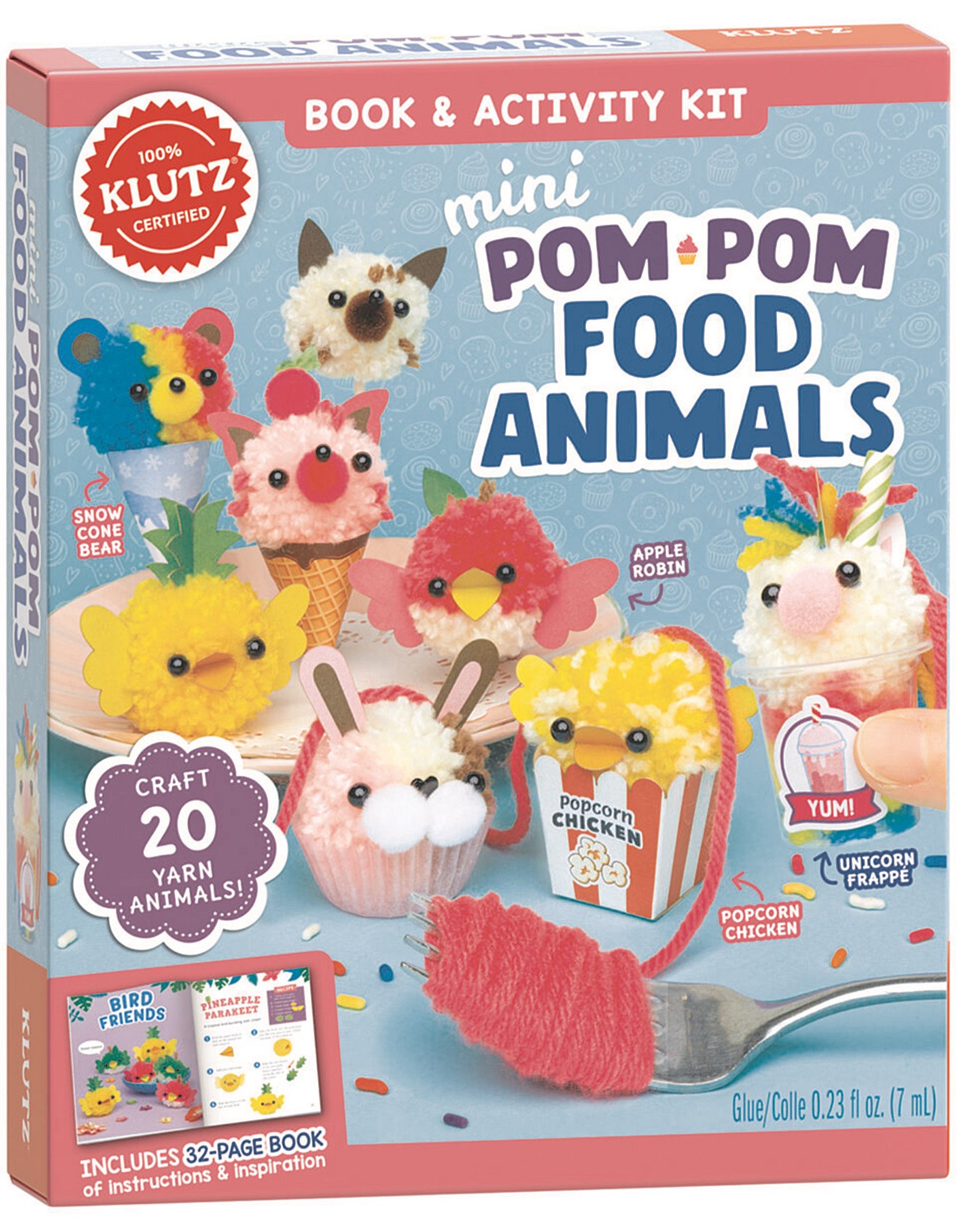 Scholastic Mini Pom Pom Food Animals | David Jones