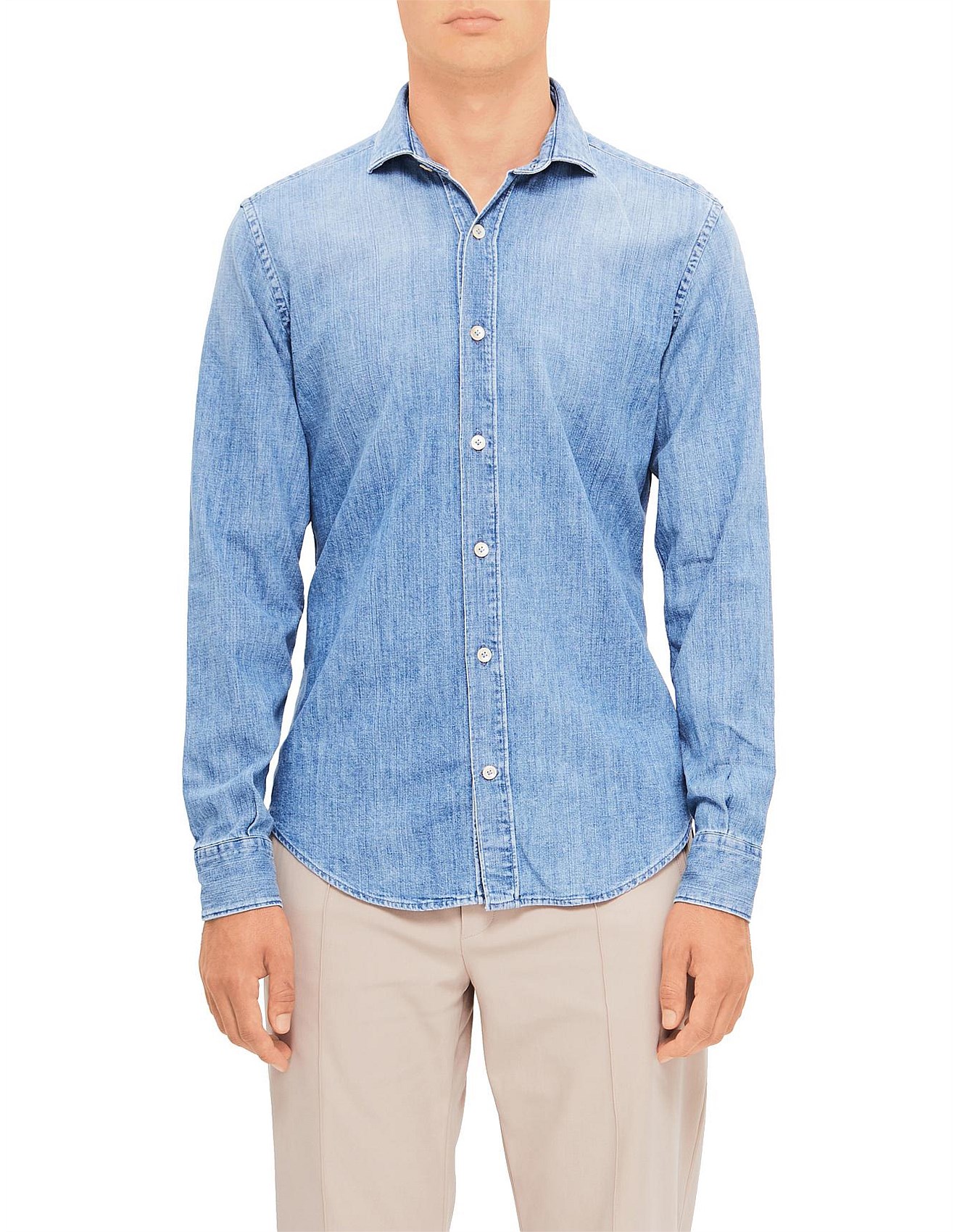 Eleventy Denim Shirt | David Jones