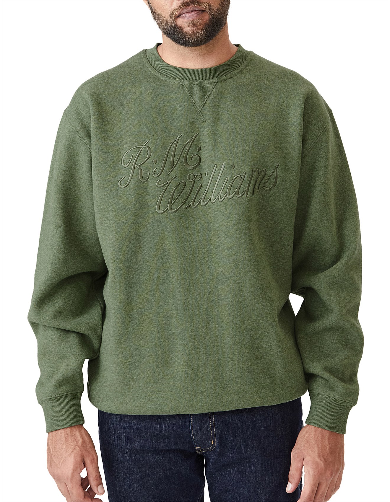 R.m. Williams R.m.w Script Crew Neck | David Jones