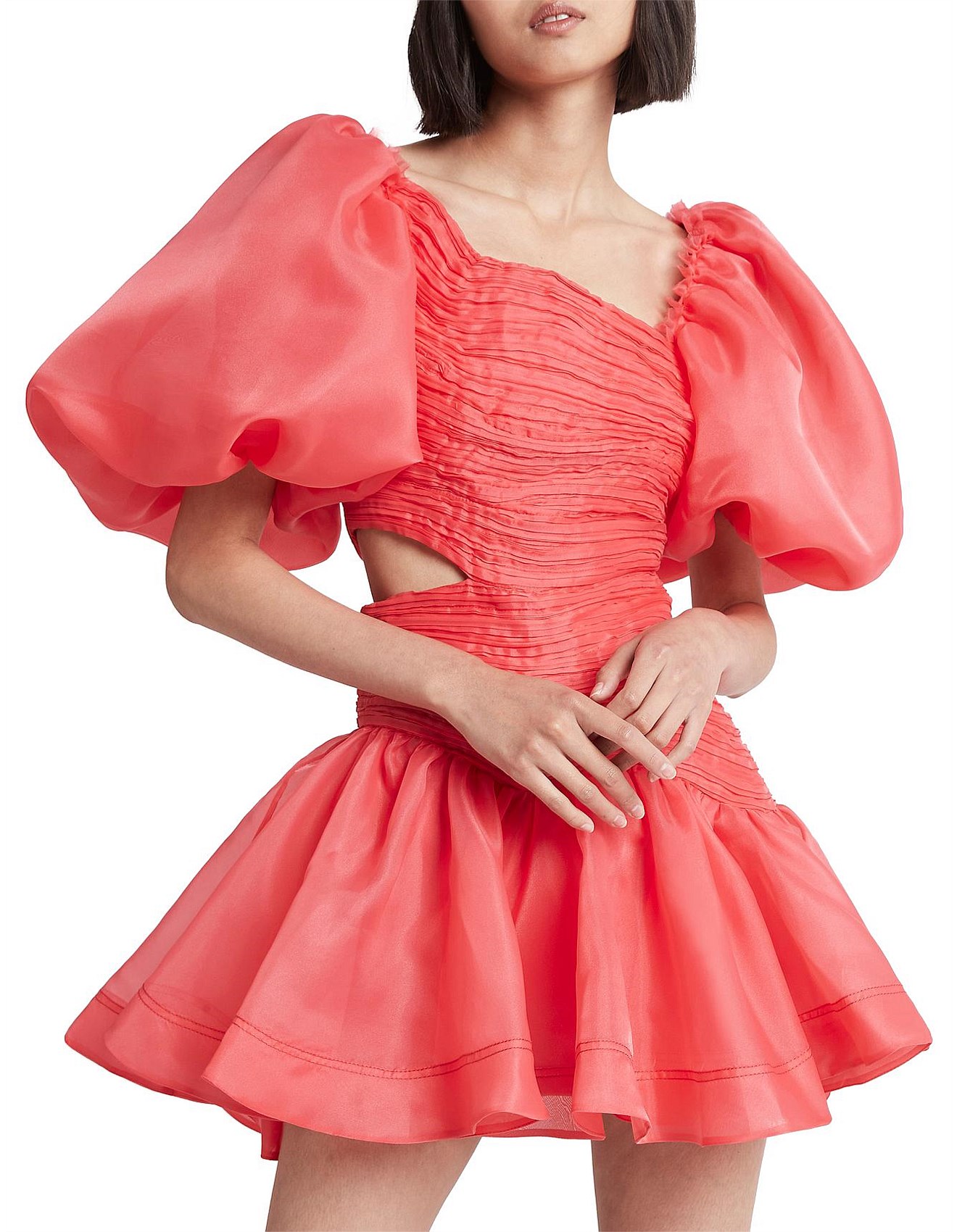 Aje Joan Puff Sleeve Mini Dress | David Jones