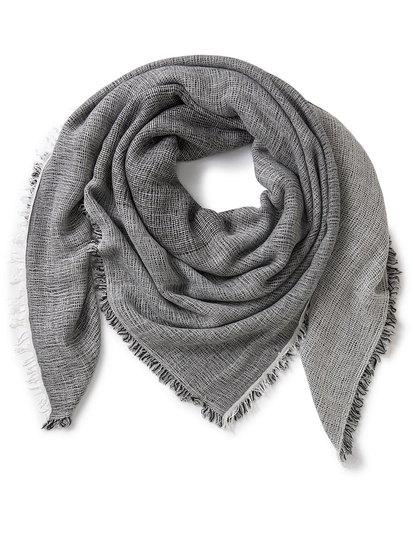 Milana Textured 3 Colour Scarf | David Jones