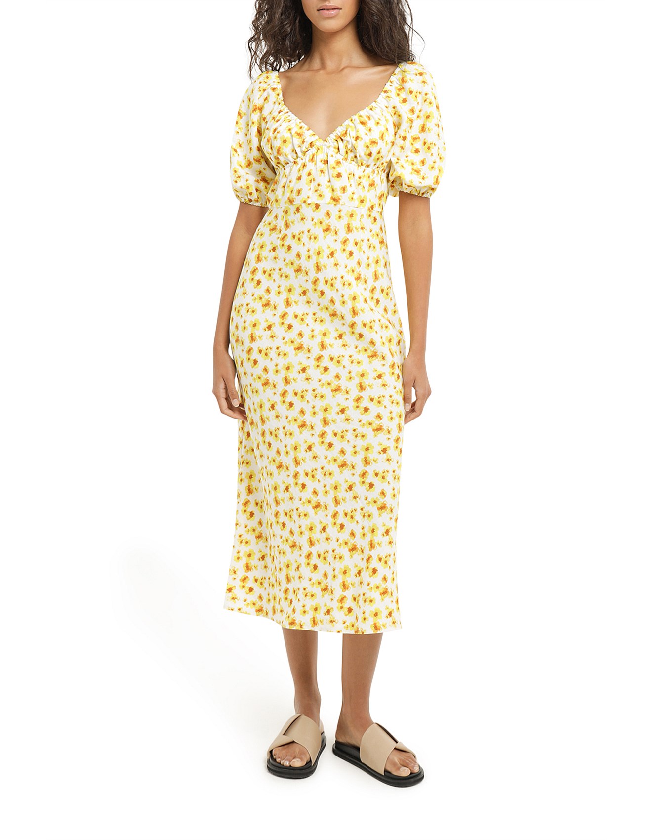 Lulu & Rose Issy Short Sleeve Midi Dress | David Jones