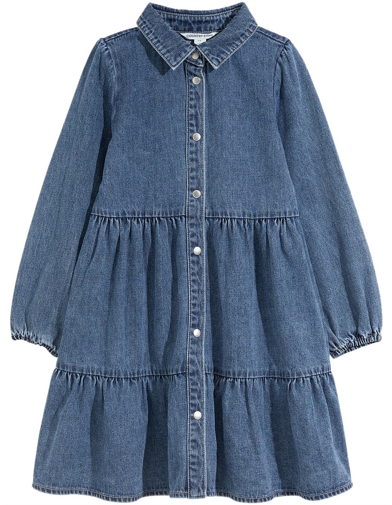 Country Road Denim Tier Dress | David Jones