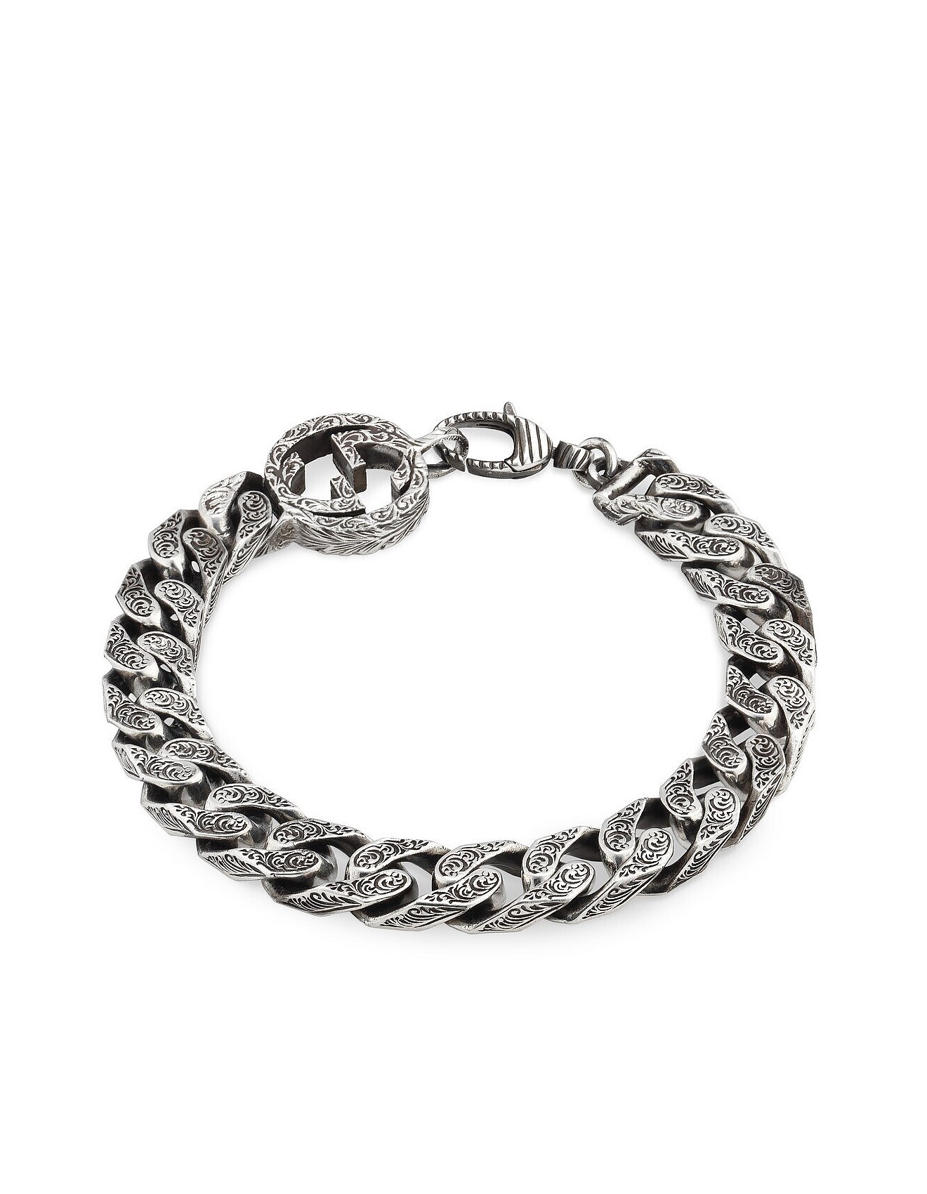 Gucci Interlocking G Chain Bracelet In Silver | David Jones