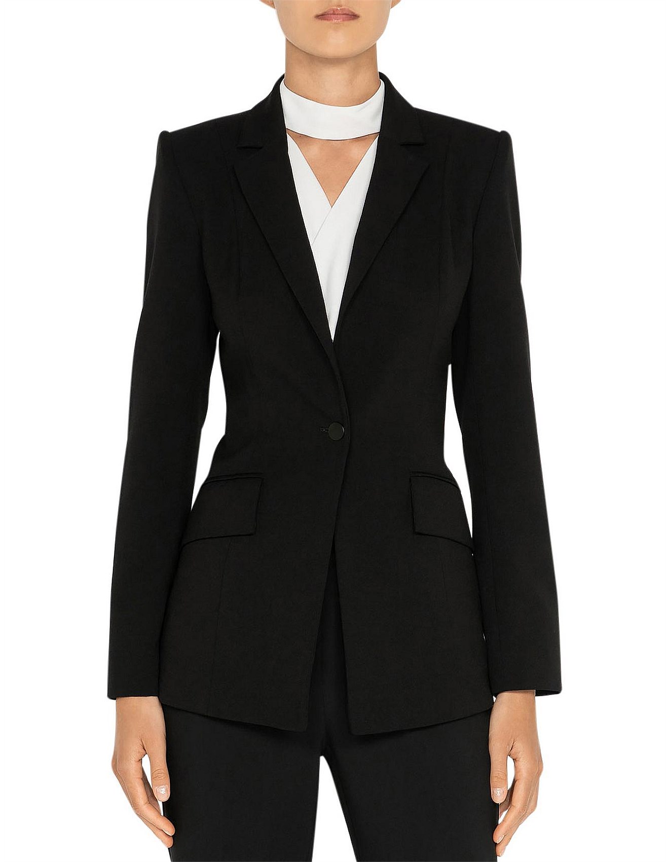 Cue Classic Single Button Blazer | David Jones