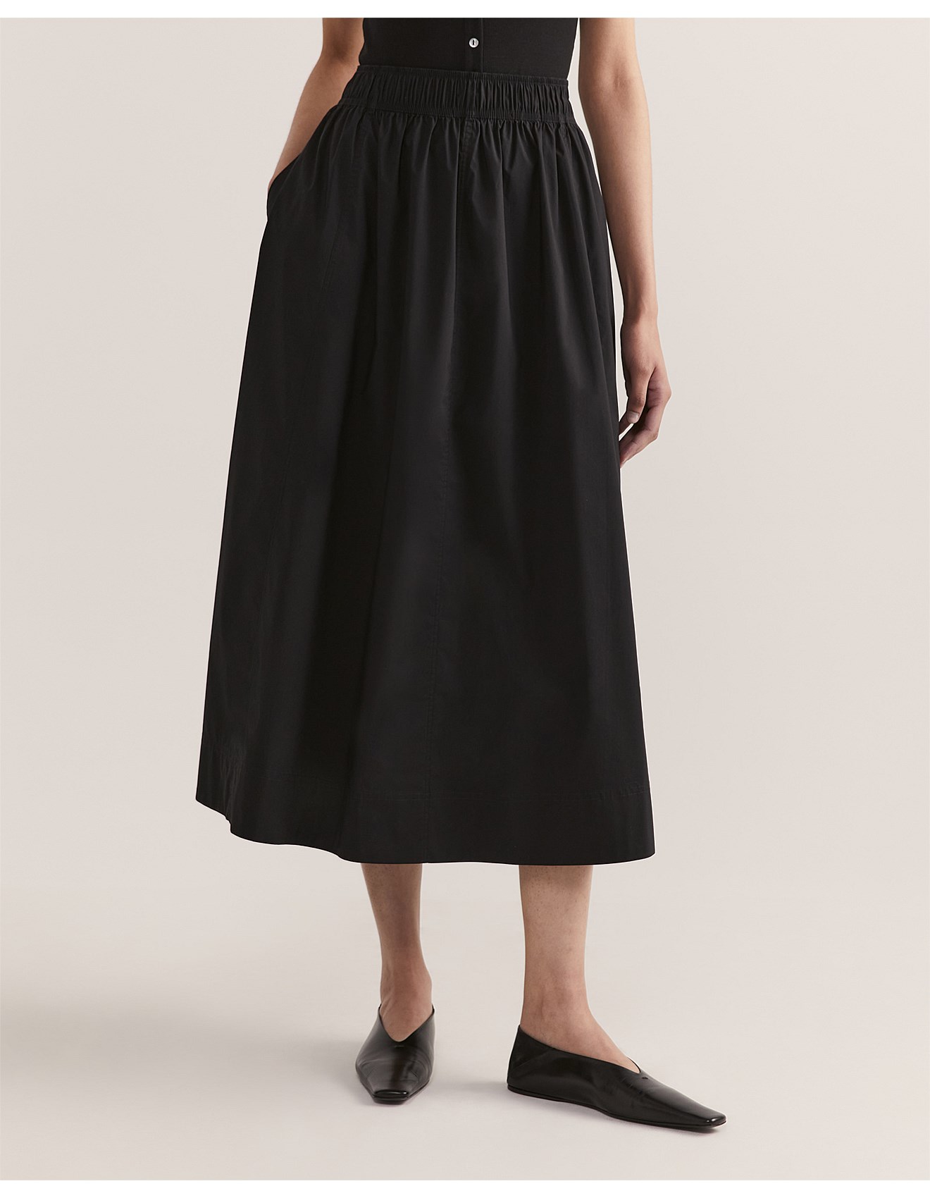 Saba Bianca Midi Skirt | David Jones