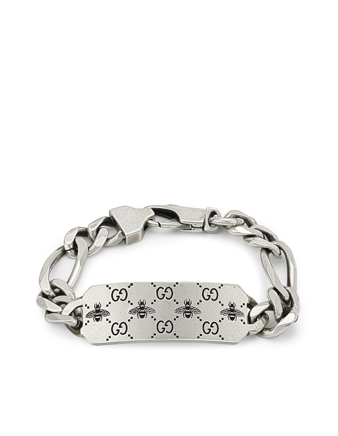 Gucci Gg and Bee Engraved Bracelet | David Jones