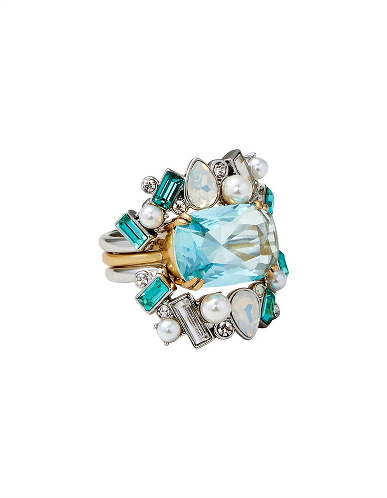 Mimco Comet Ring Stack | David Jones