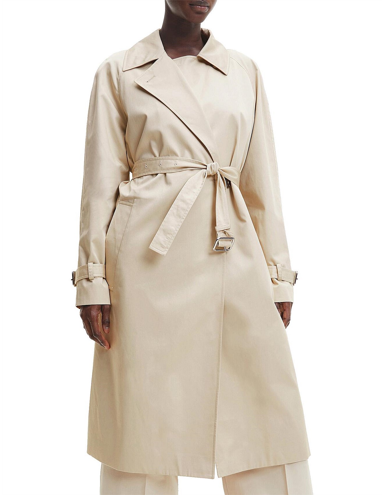 Calvin Klein Essential Trench Coat | David Jones