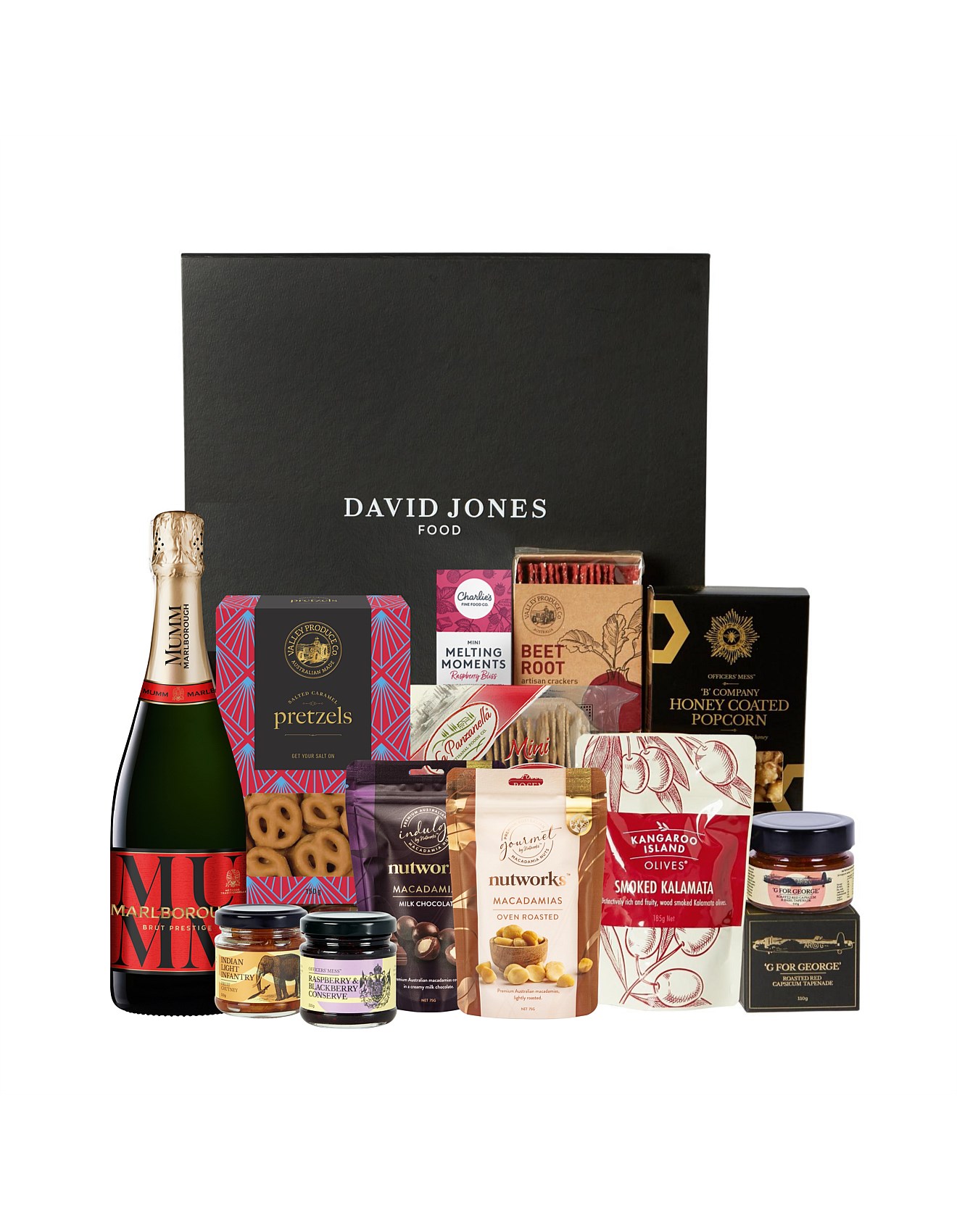 David Jones Collection Mumm Sparkling Rose Gourmet Hamper | David Jones