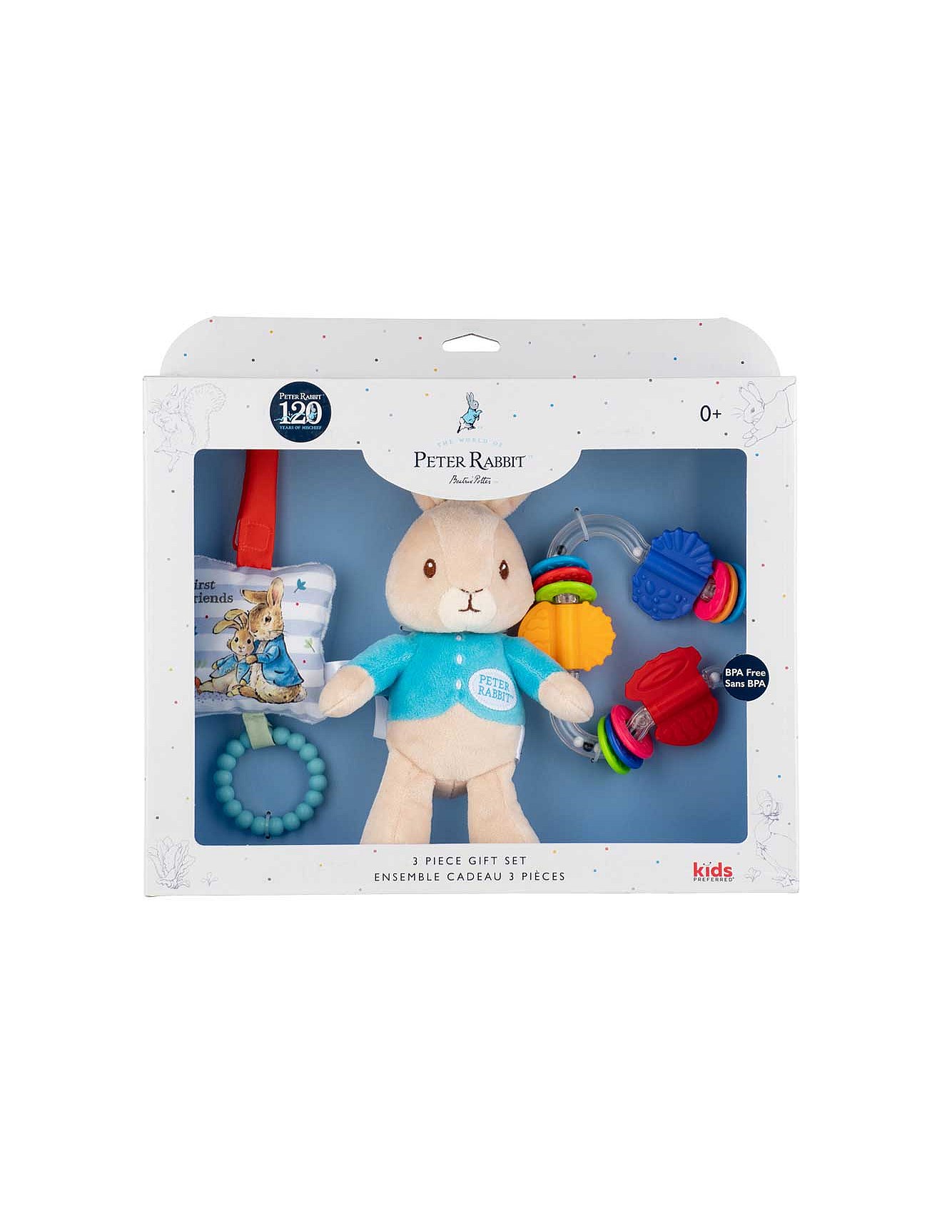 Beatrix Potter Gift Set: Peter Rabbit Plush, Activity Toy & Rattle ...