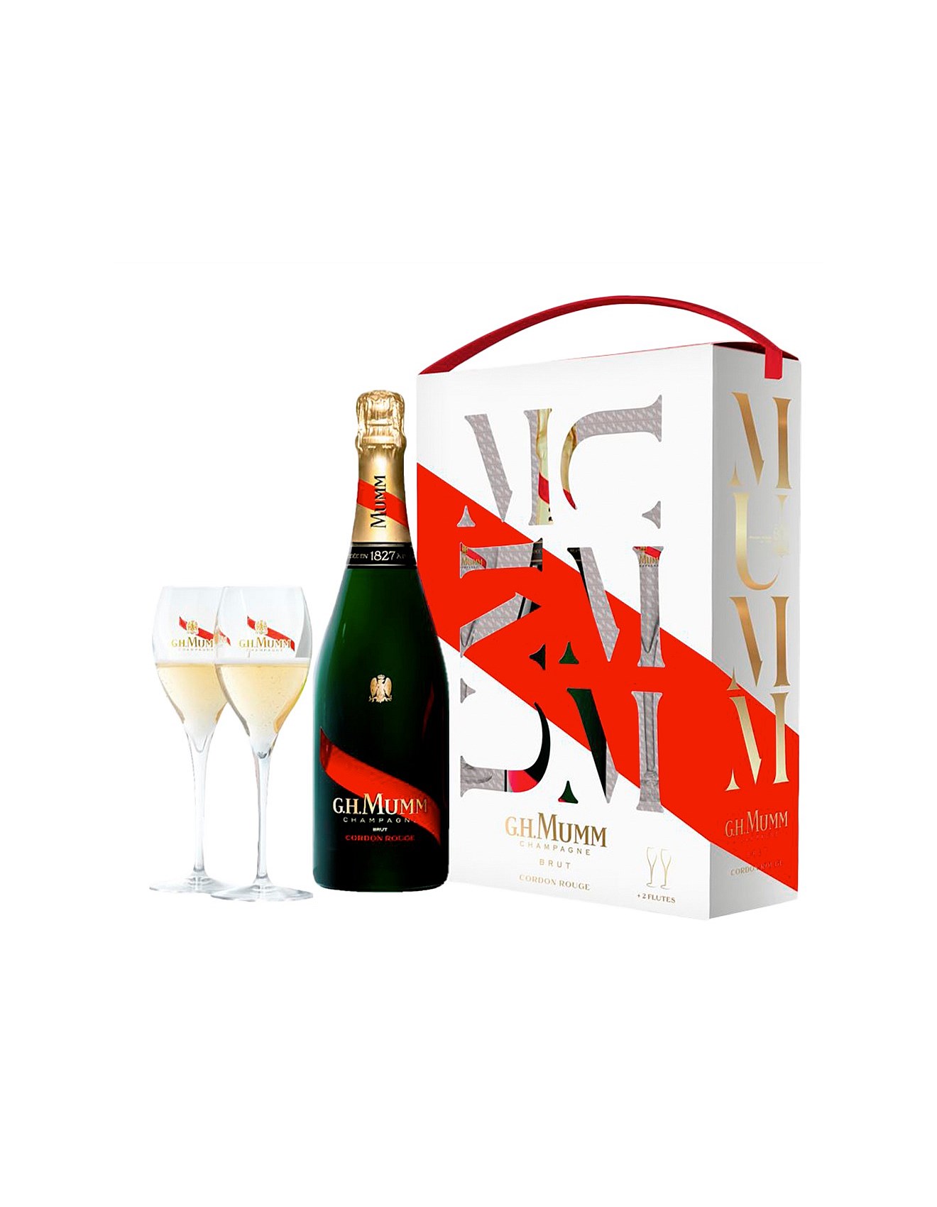 G. H. Mumm Mumm Cordon Rouge Nv Twin Flute Gb | David Jones