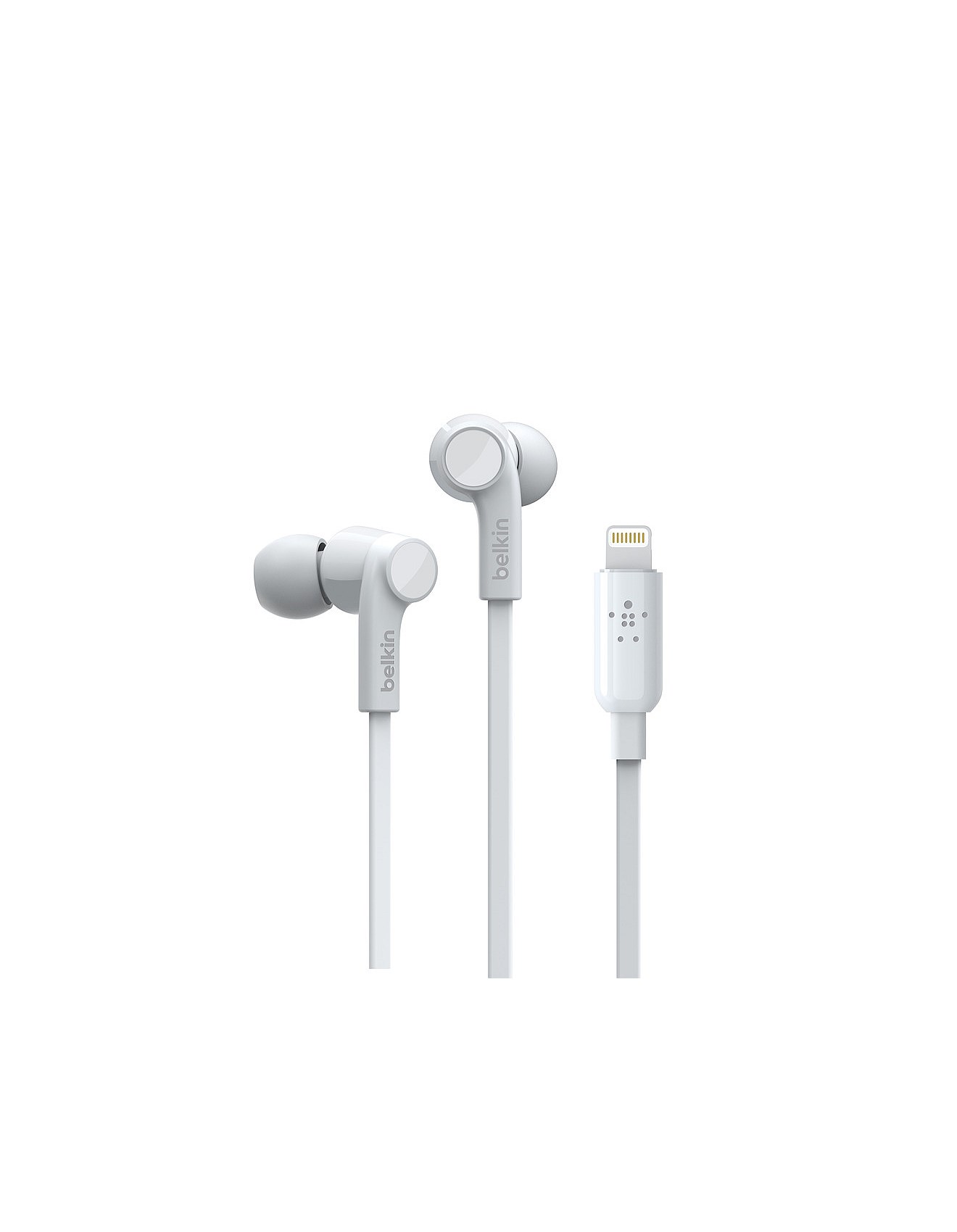 Belkin Rockstar Headphones With Lightning Connector -White | David Jones