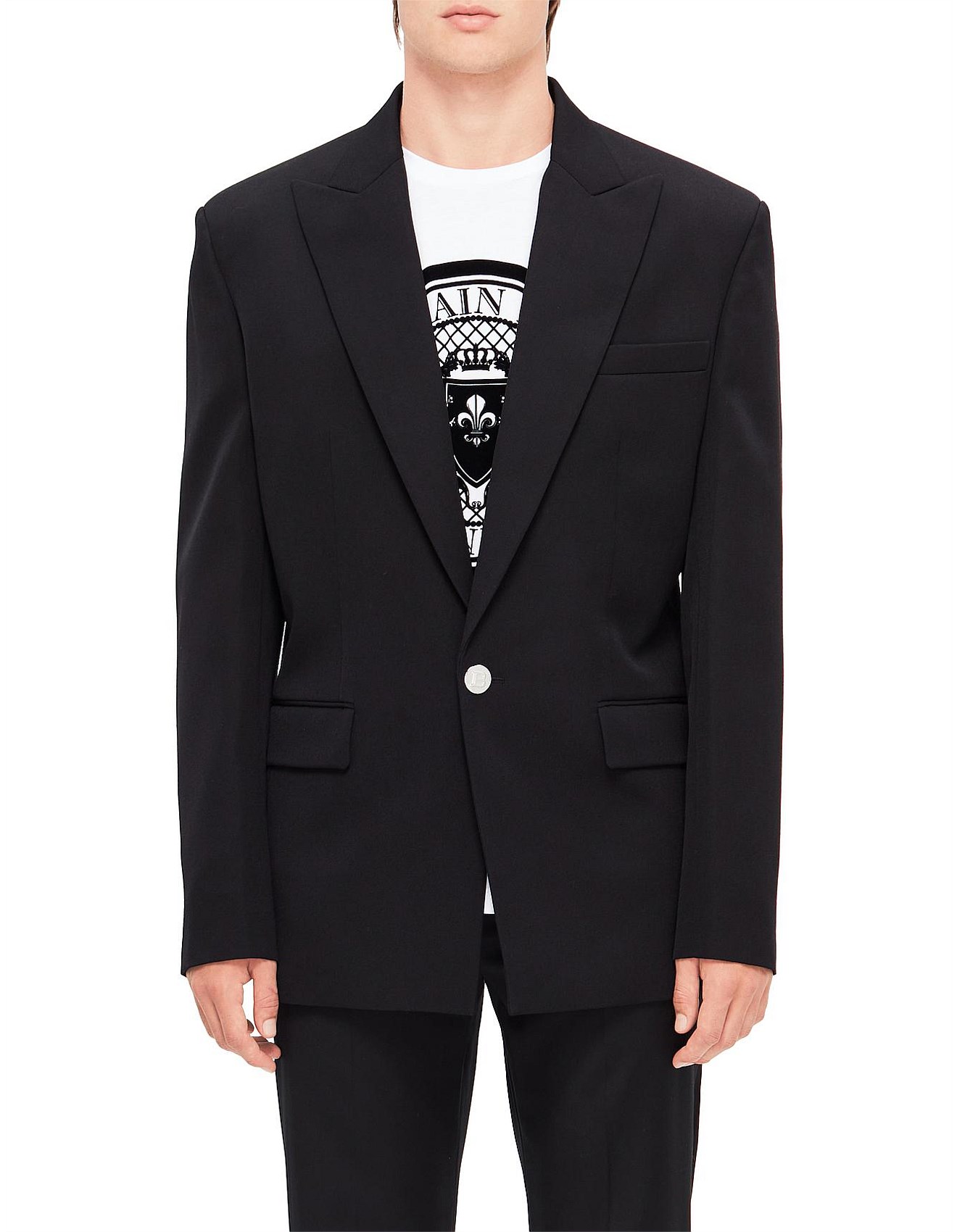 Balmain Gdp 1 Btn Jacket* | David Jones