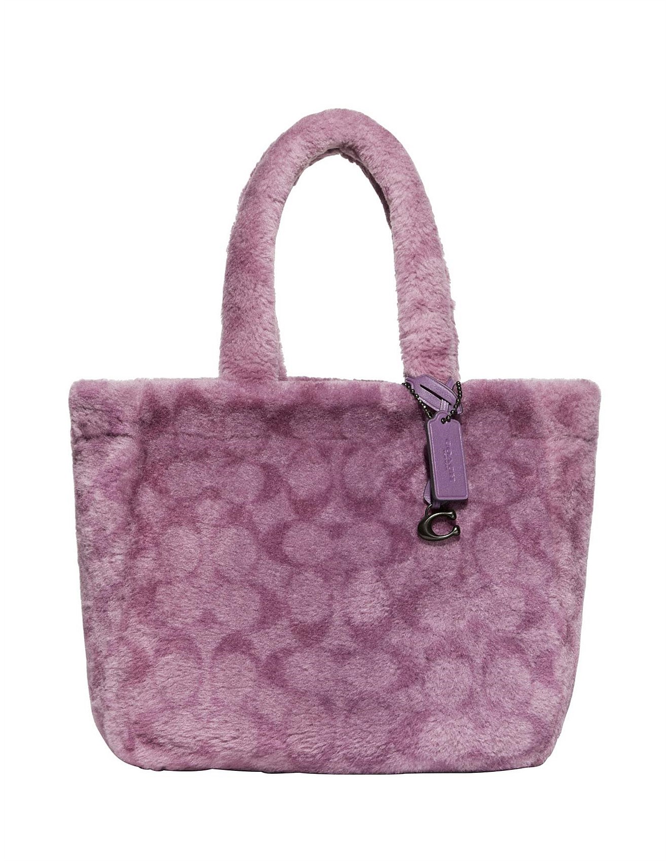 Coach Tote 28 In Signature Shearling | David Jones